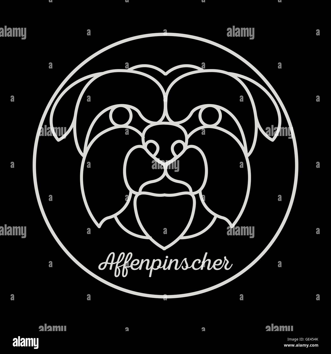 Affenpinscher Stock Vector Images - Alamy