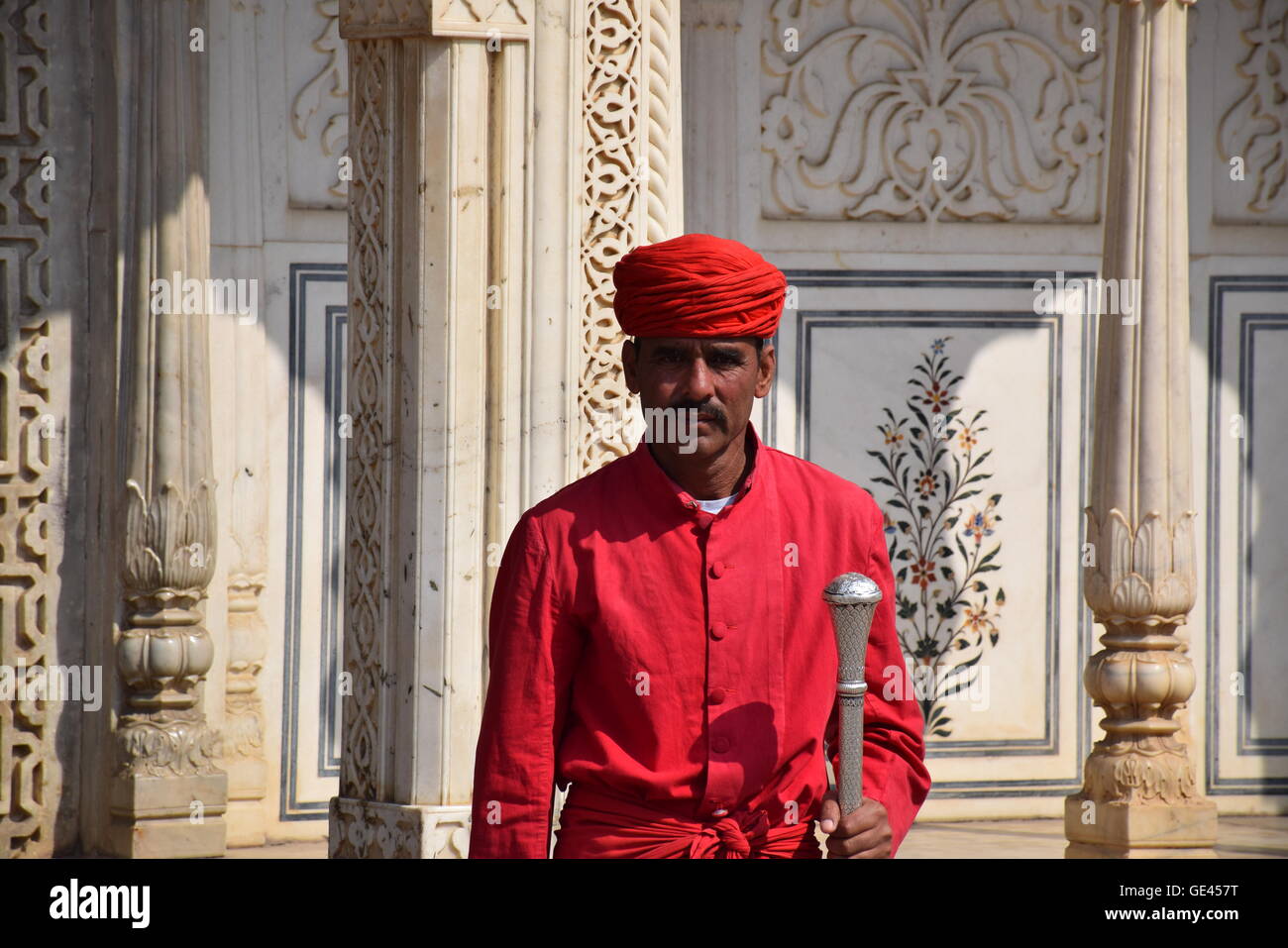 India palace guard hi-res stock photography and images - Alamy