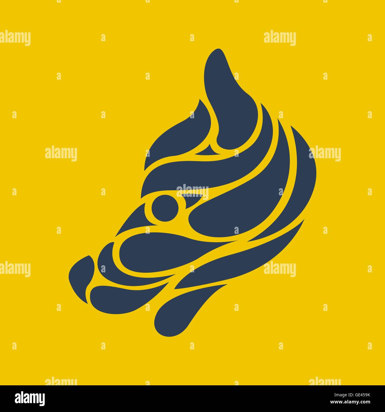 Dog logo vector Stock Vector Image & Art - Alamy