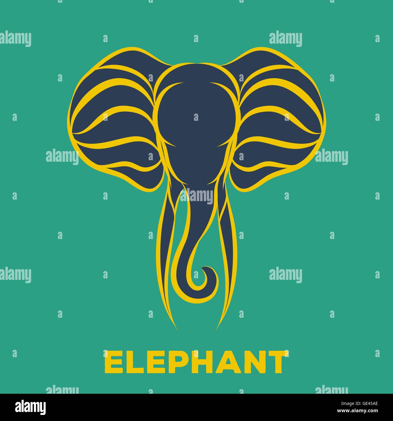 elephant logo vector Stock Vector Image & Art - Alamy