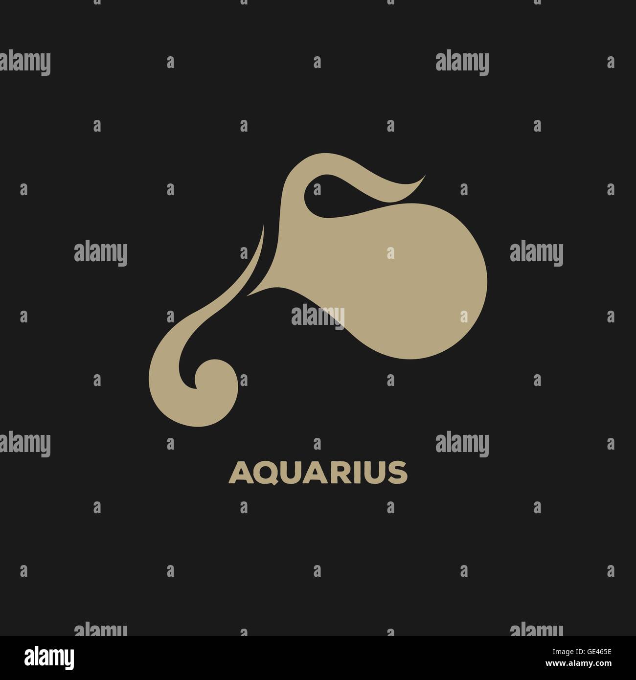 aquarius logo vector Stock Vector Image & Art - Alamy