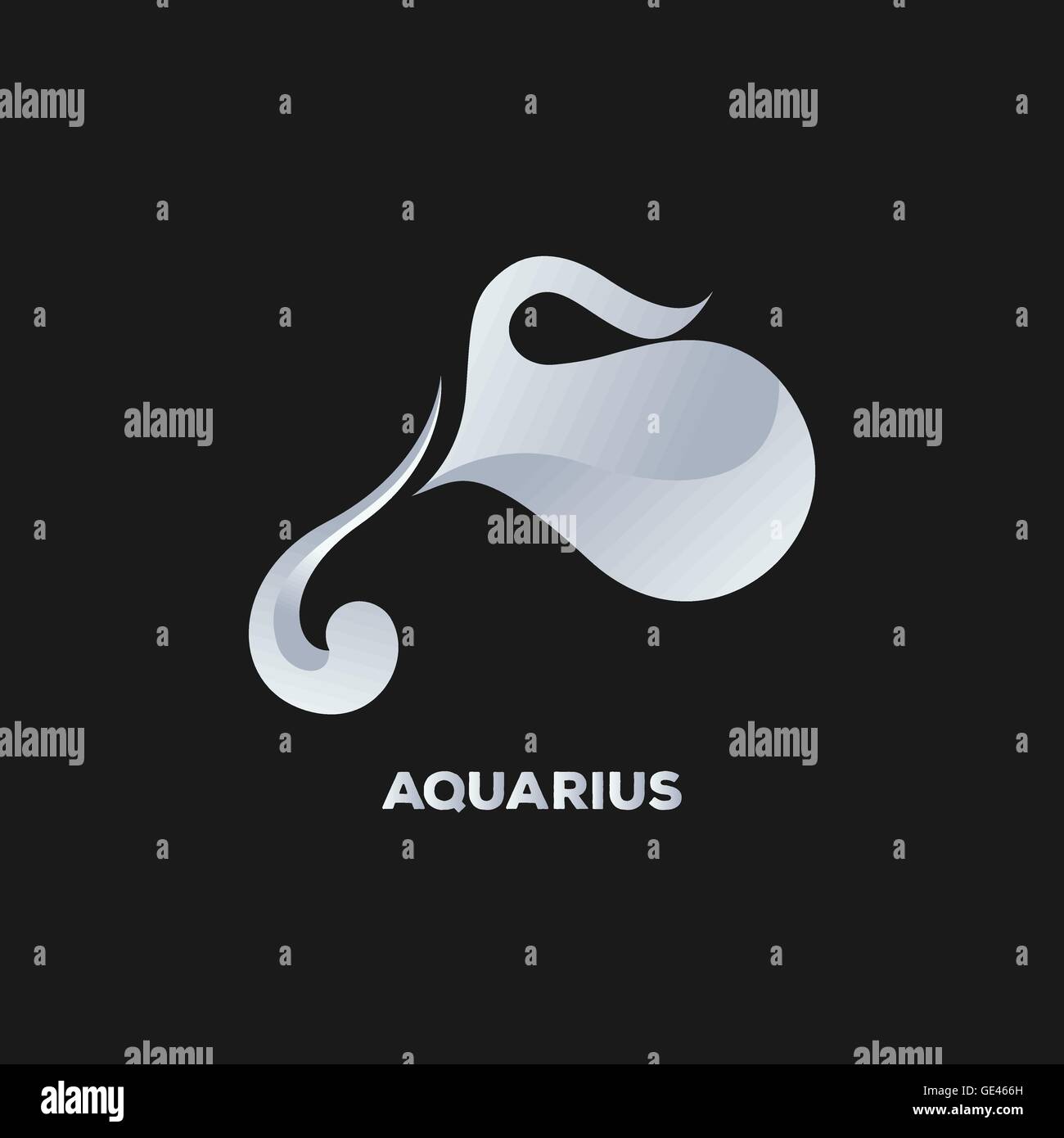 aquarius logo vector Stock Vector Image & Art - Alamy