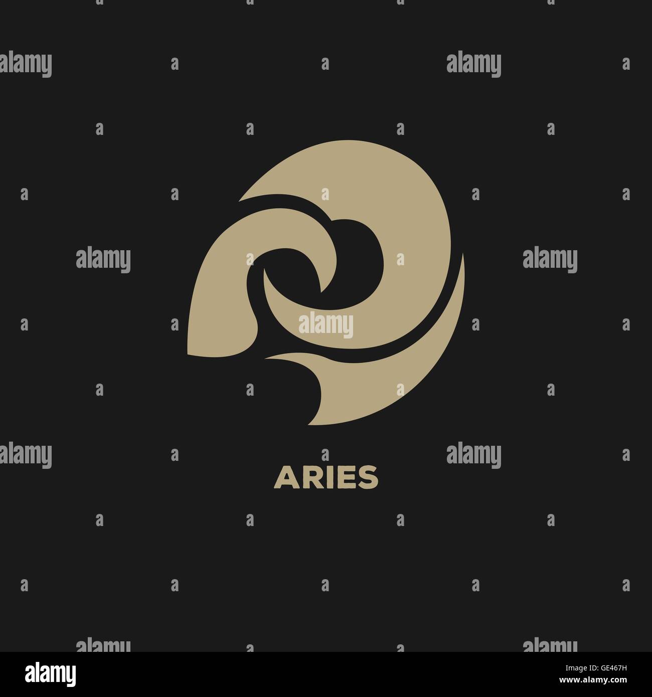 aries logo vector Stock Vector Image & Art - Alamy