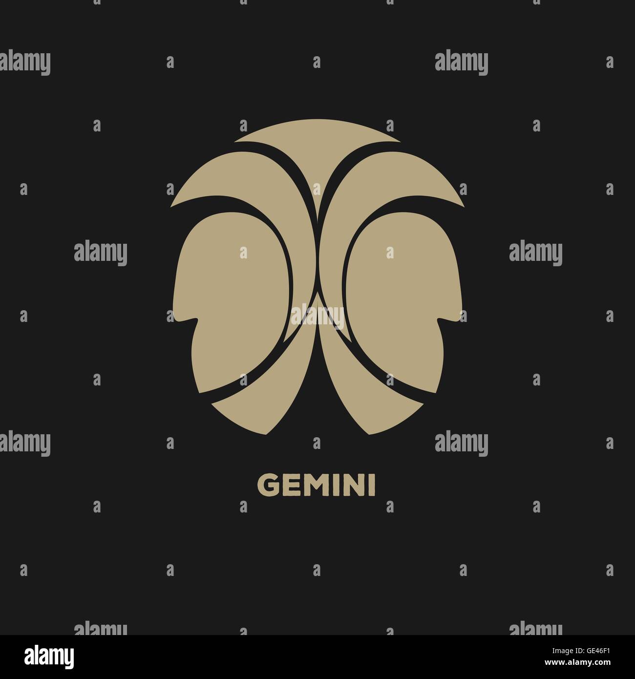 gemini logo vector Stock Vector Image & Art - Alamy