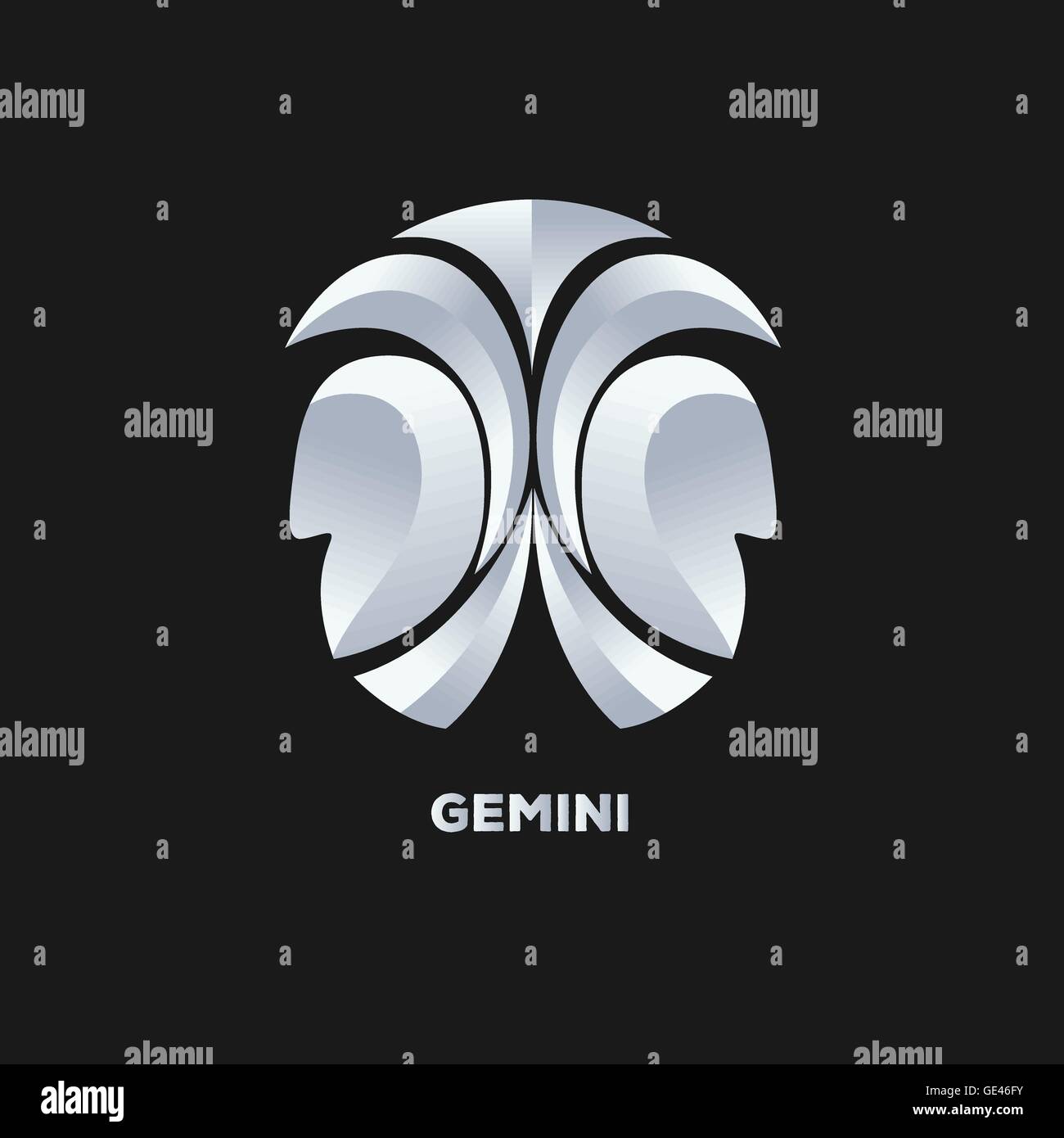 gemini logo vector Stock Vector Image & Art - Alamy