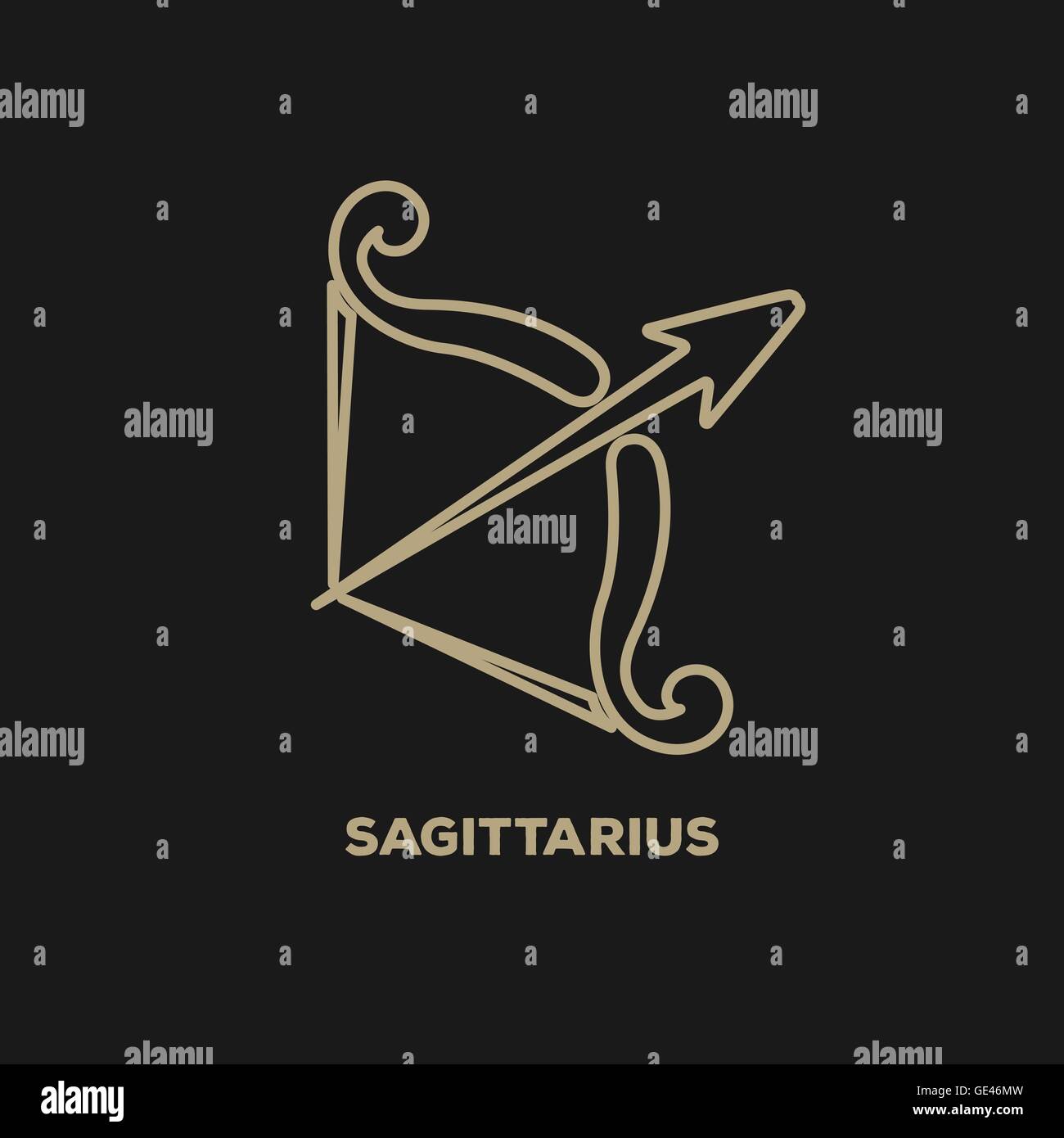 Sagittarius Logo High Resolution Stock Photography and Images - Alamy