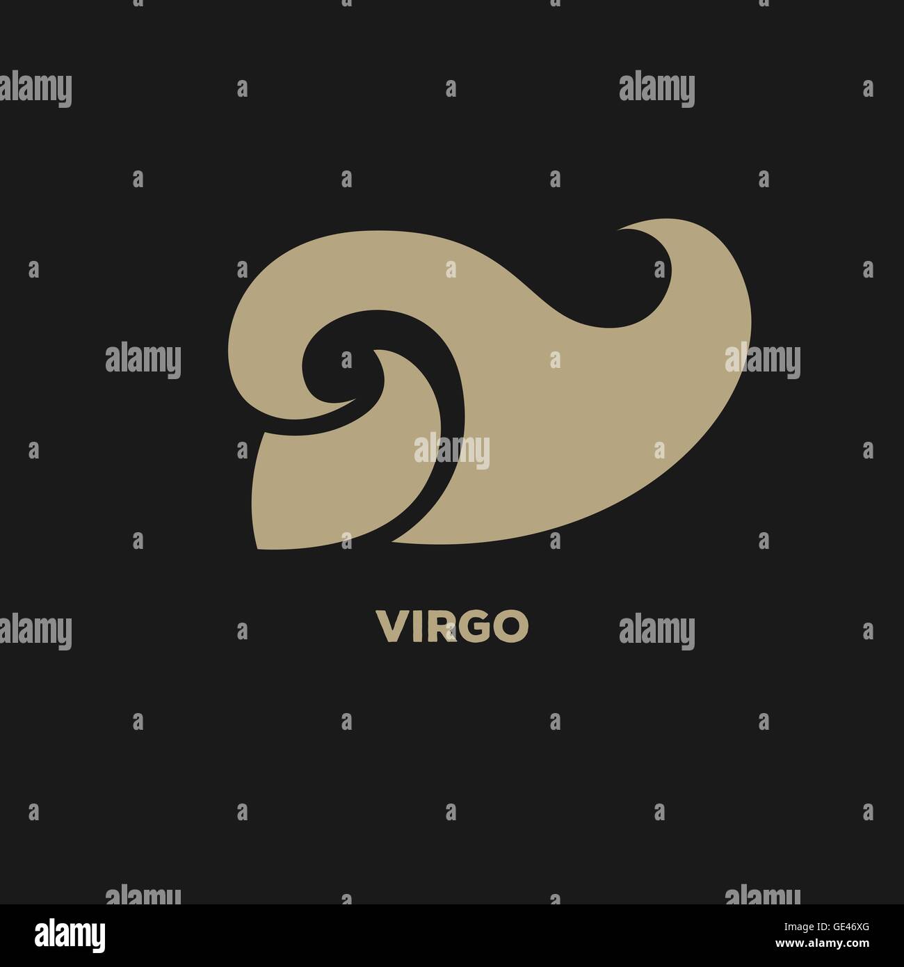 Virgo logo Stock Vector Images - Alamy