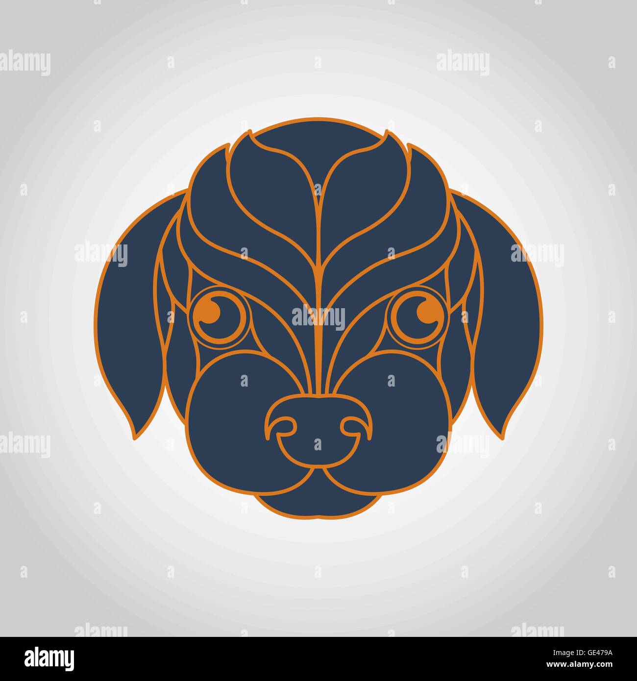 Dog logo vector Stock Vector Image & Art - Alamy