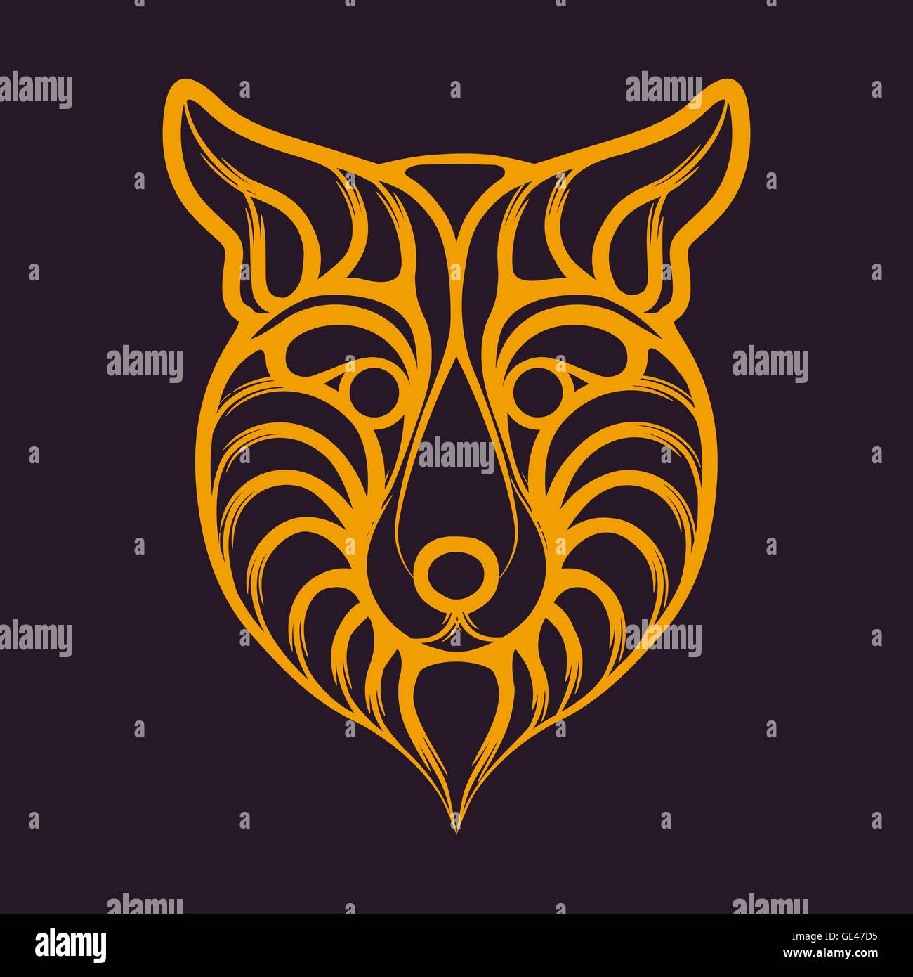 Fox mascot logo vector hi-res stock photography and images - Alamy