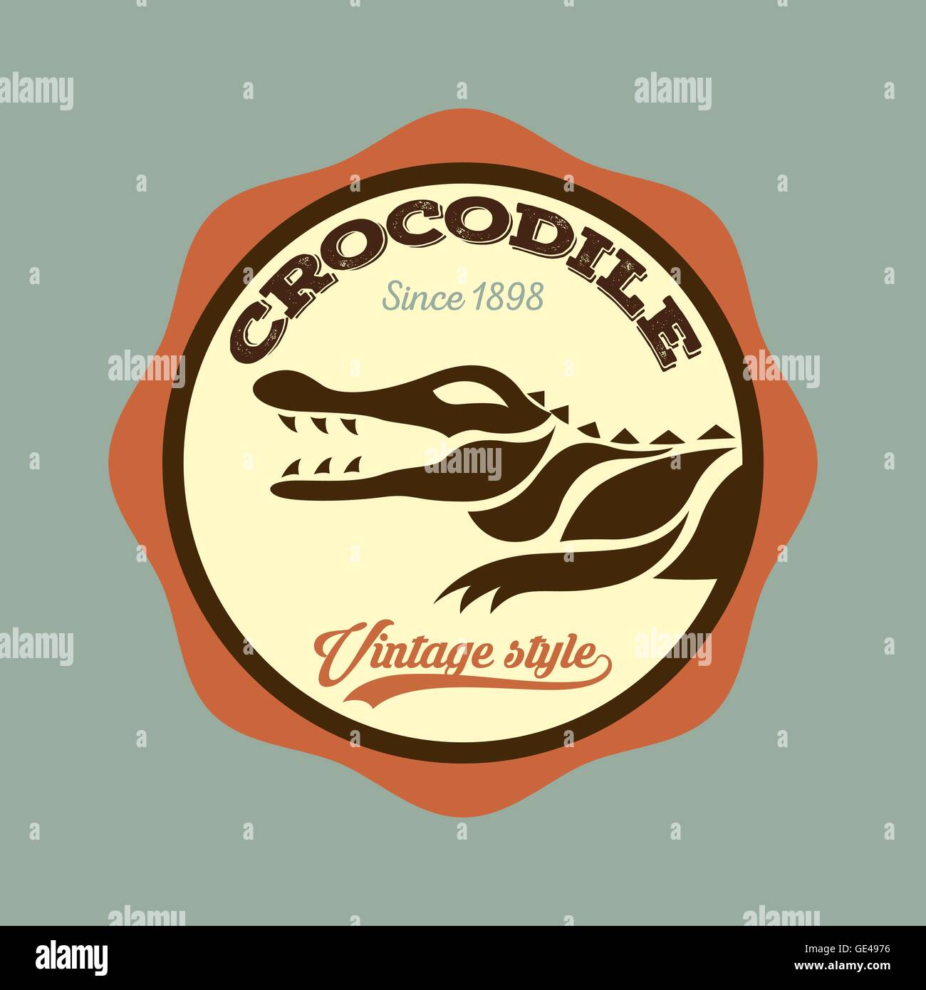 crocodile logo vector Stock Vector Image & Art - Alamy