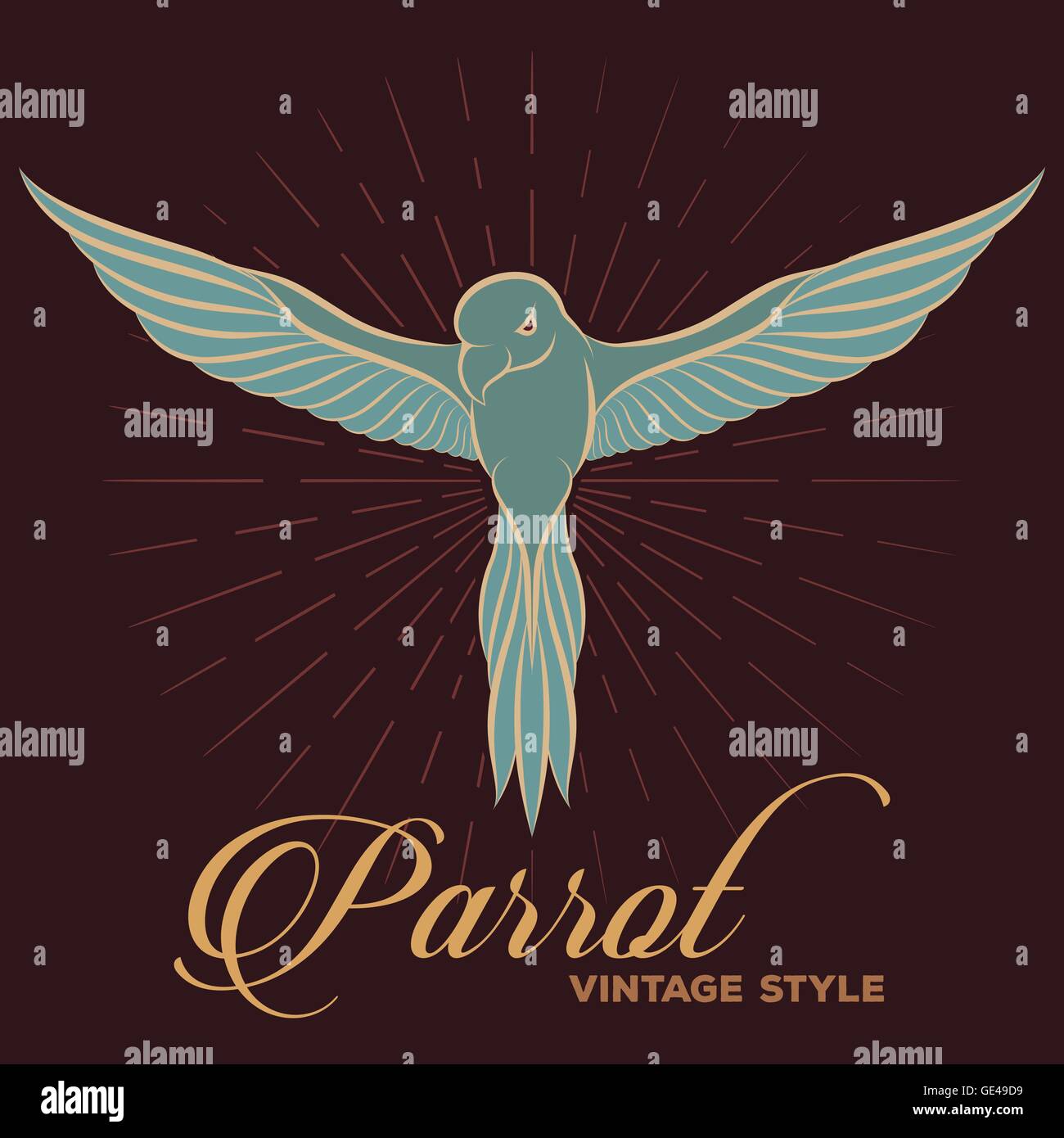 Parrot logo hi-res stock photography and images - Alamy