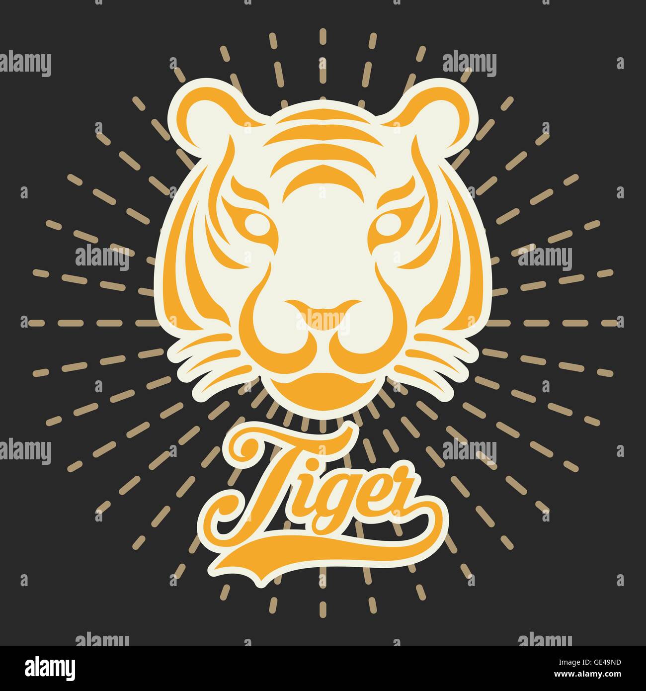 tiger logo vector Stock Vector Image & Art - Alamy