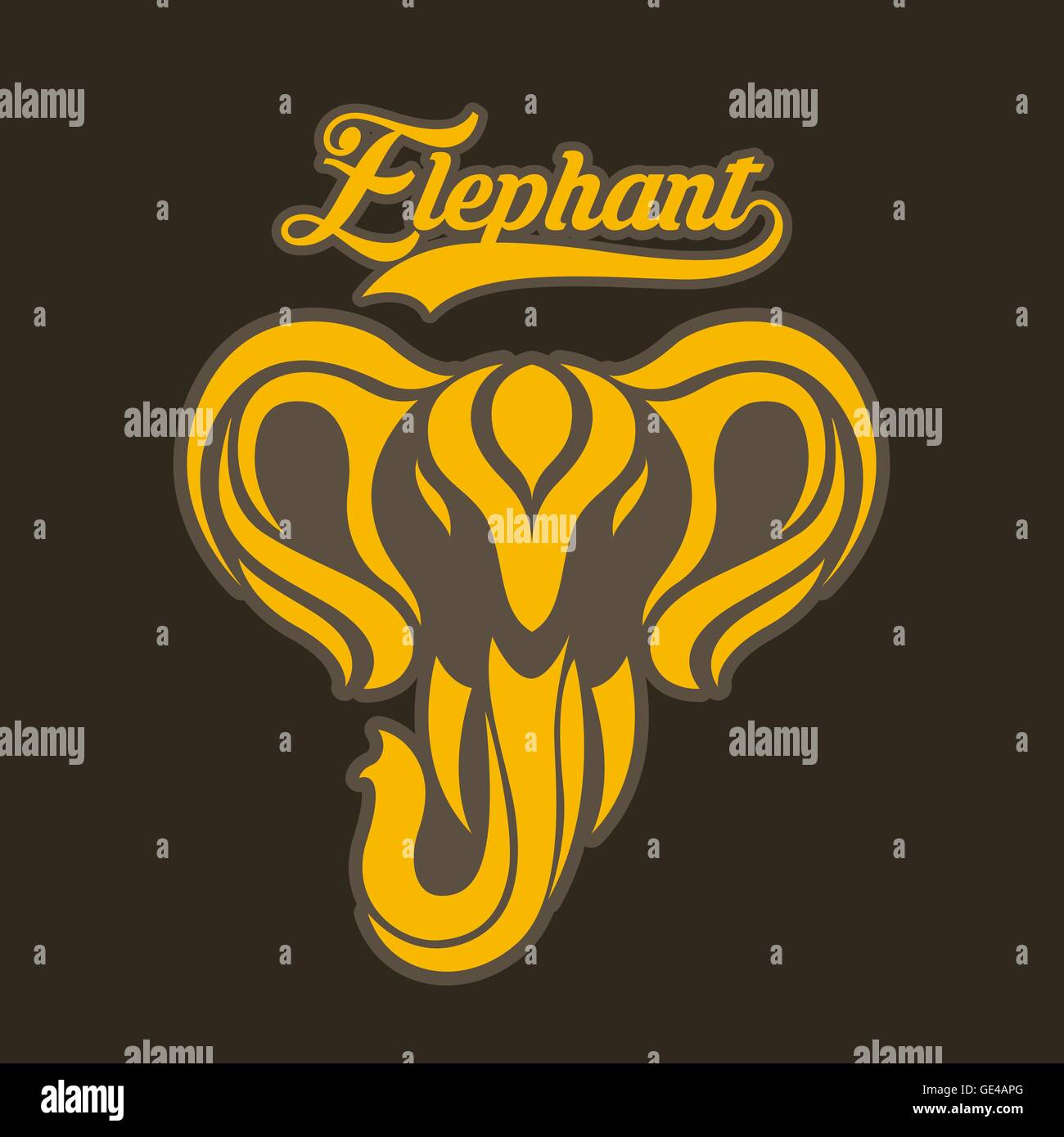 elephant logo vector Stock Vector Image & Art - Alamy