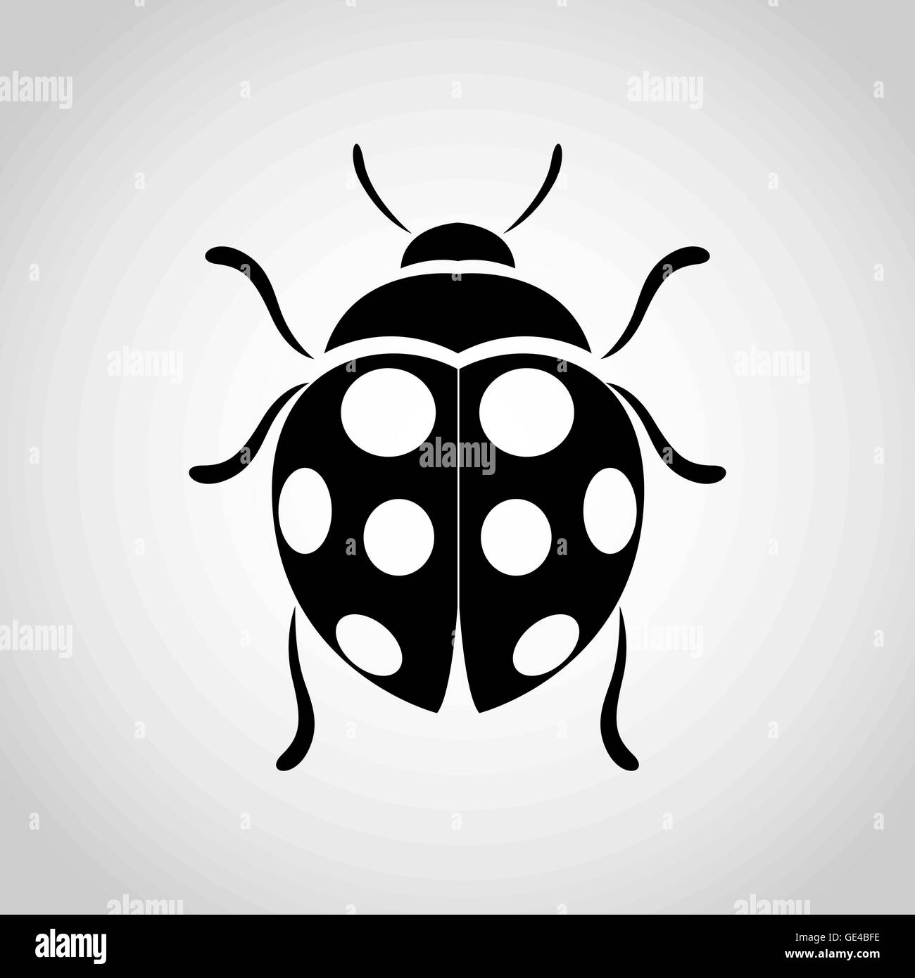 ladybug vector icon Stock Vector Image & Art - Alamy