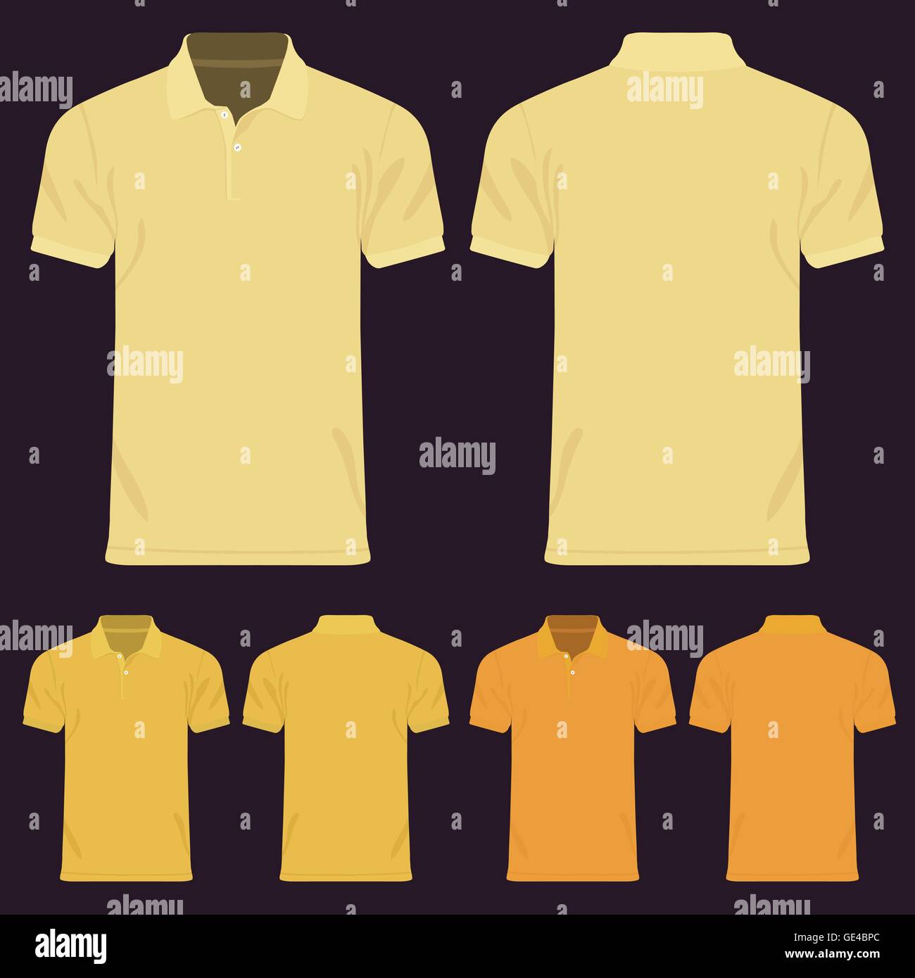 Color men t-shirts. Design template. Vector illustration Stock Vector ...