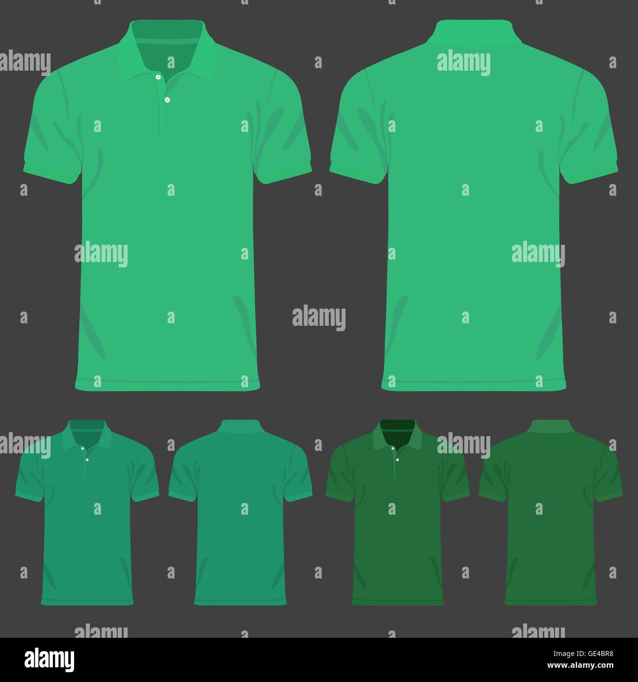 Color men t-shirts. Design template. Vector illustration Stock Vector ...