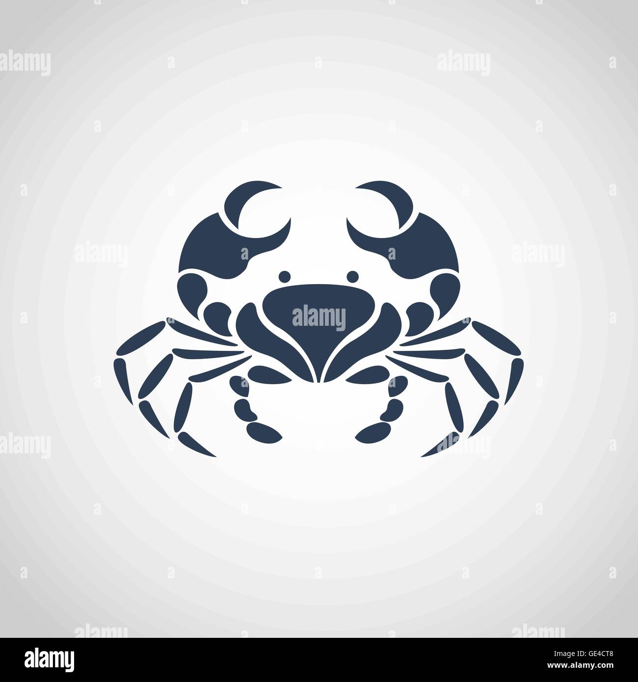 crab logo vector Stock Vector Image & Art - Alamy