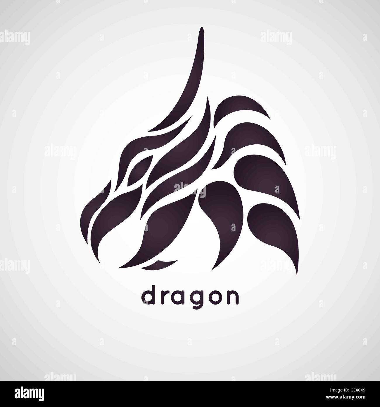 Dragon logo vector Stock Vector Image & Art - Alamy