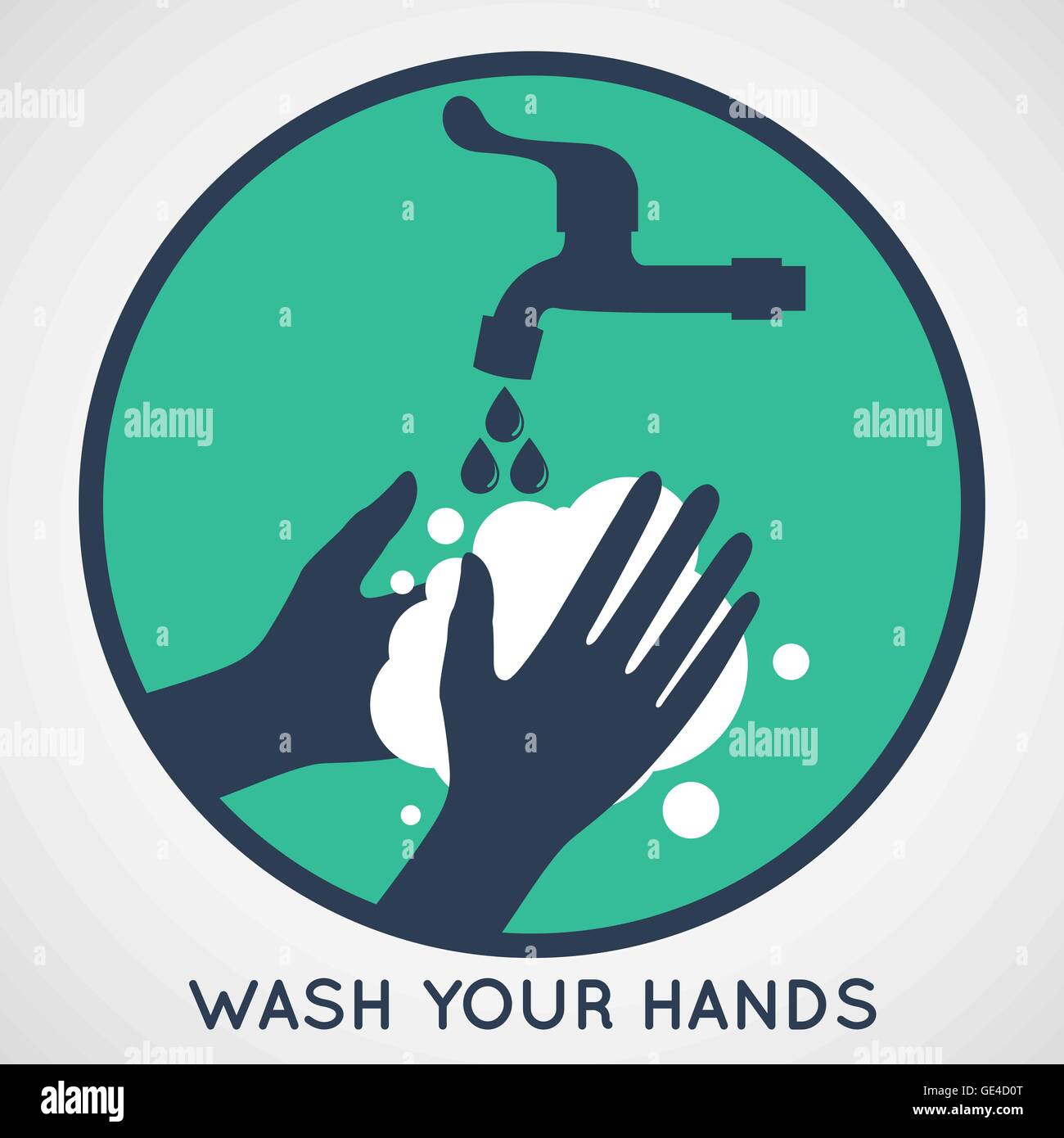 wash your hands symbol Stock Vector Image & Art - Alamy