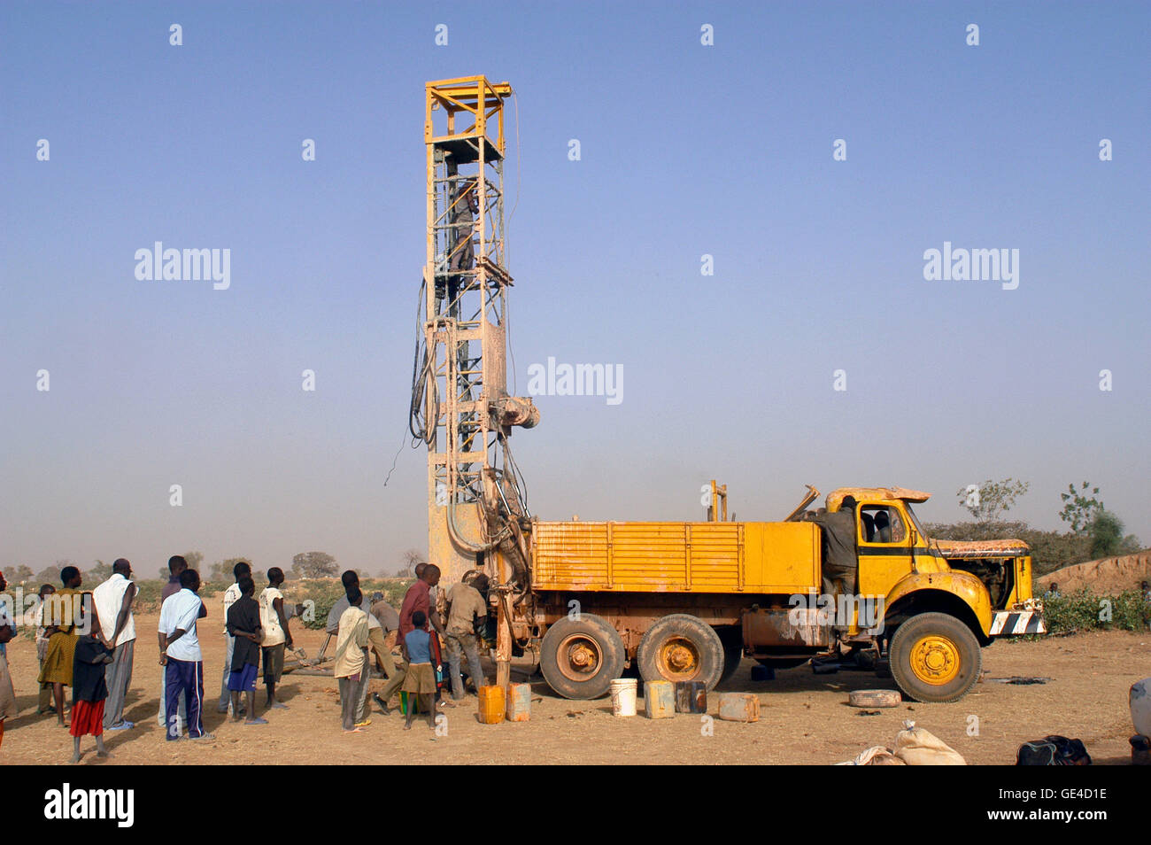 In Africa water is in-depth, it is necessary to make a drilling. The ...