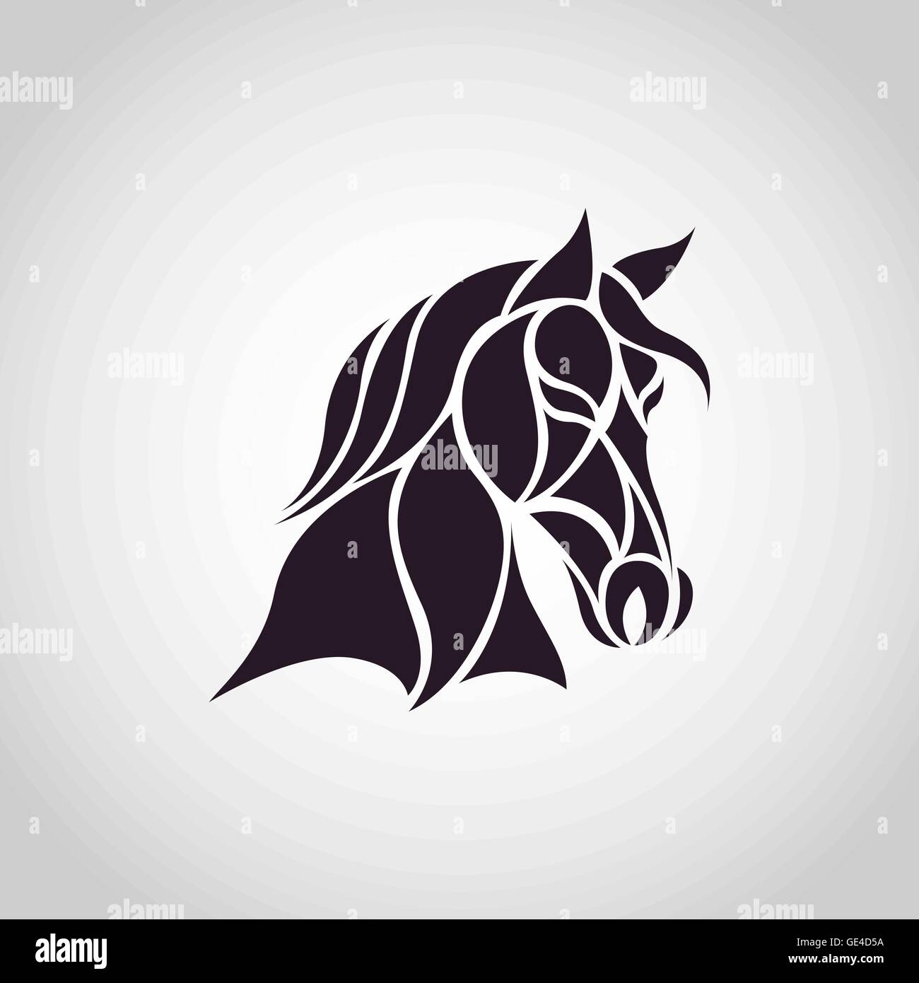 Horse head - vector illustration Stock Vector Image & Art - Alamy
