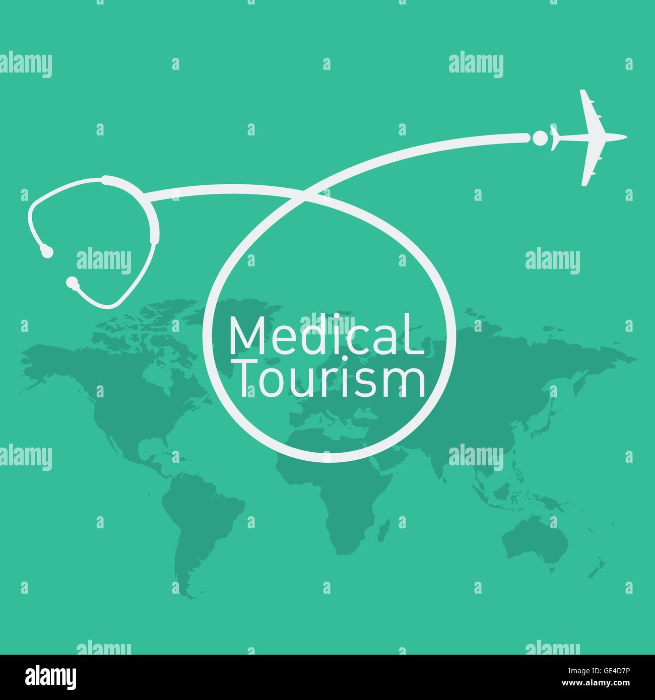 medical tourism vector background Stock Vector Image & Art - Alamy