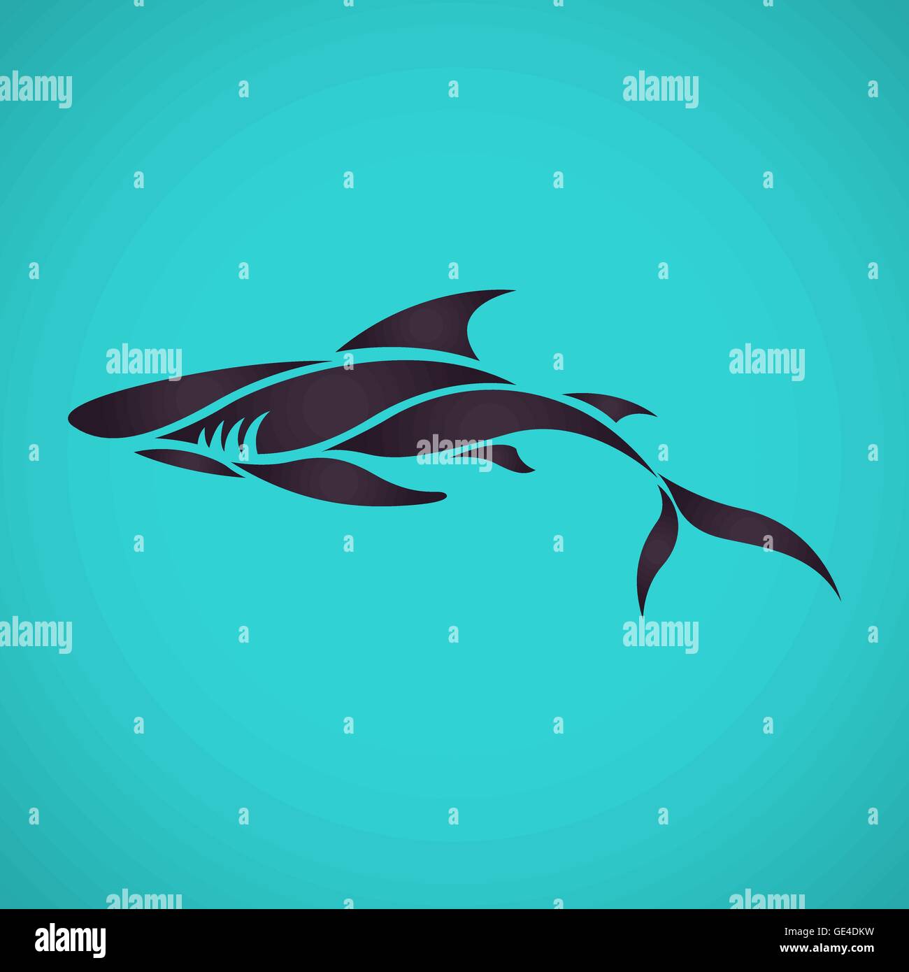 Shark logo vector Stock Vector Image & Art - Alamy