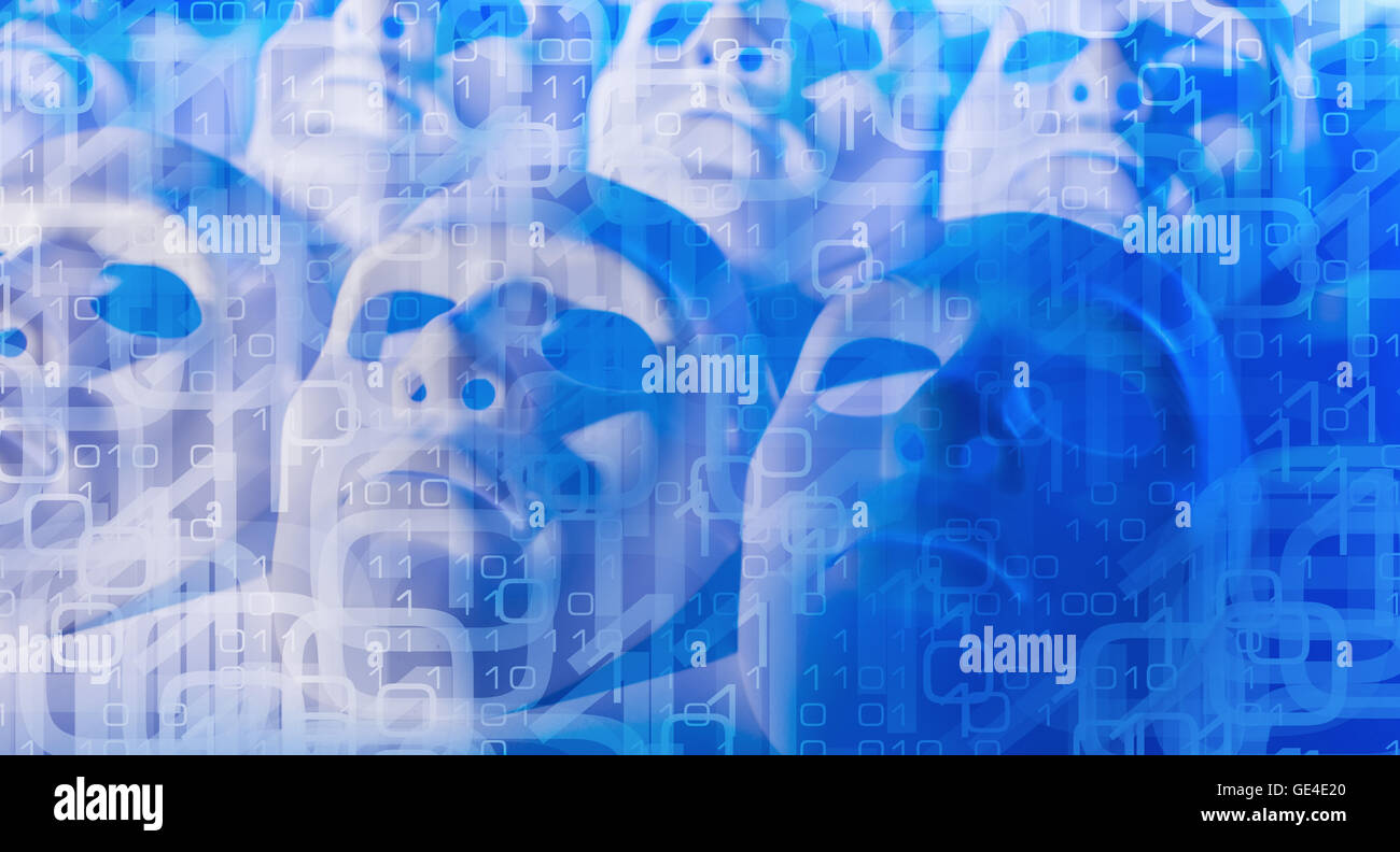 Big data hacker Stock Photo - Alamy