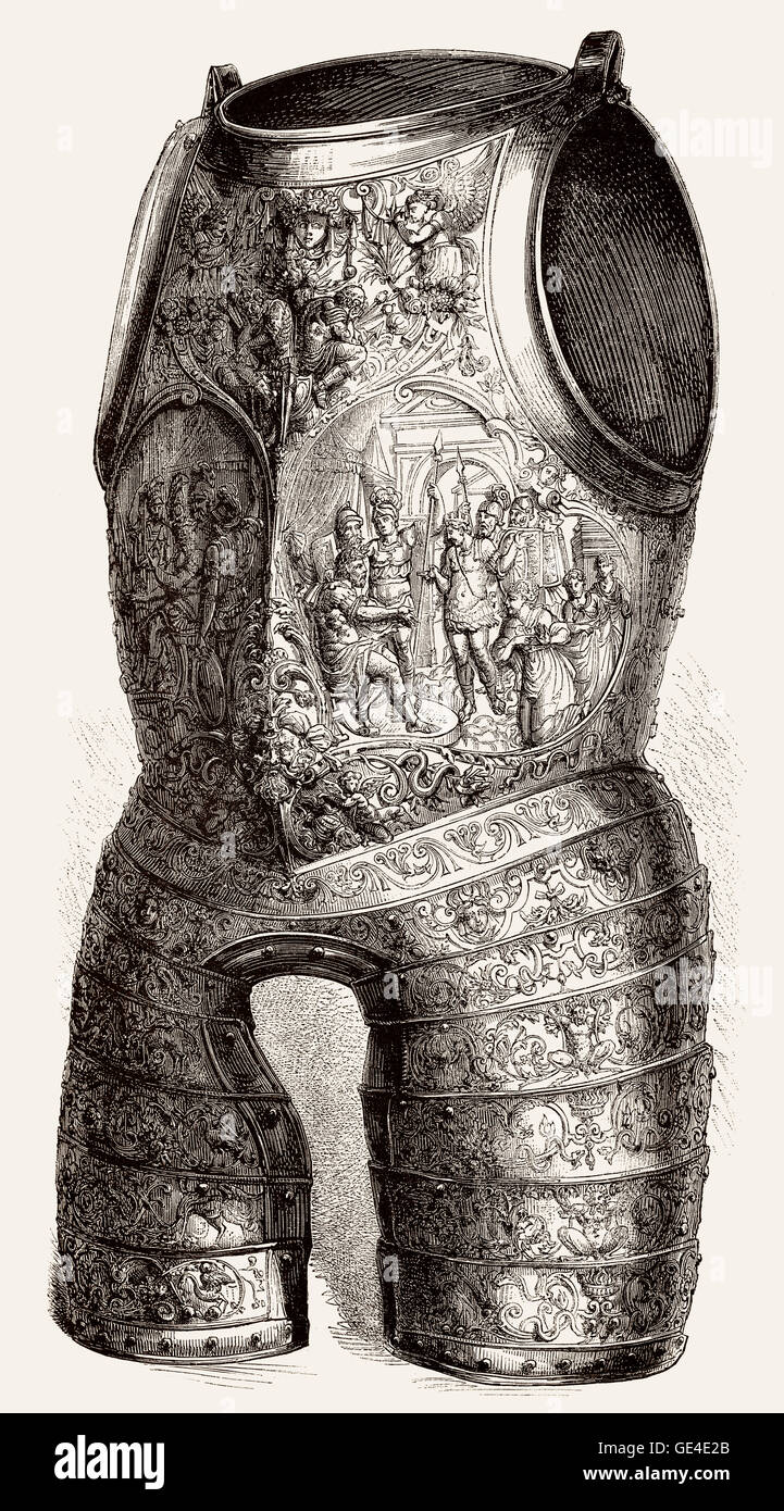 medieval armour of Henry II, Henri II, Heinrich II., 1519-1559, King of ...