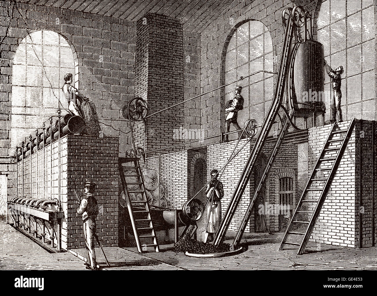 Sugar factory 19th century hi-res stock photography and images - Alamy