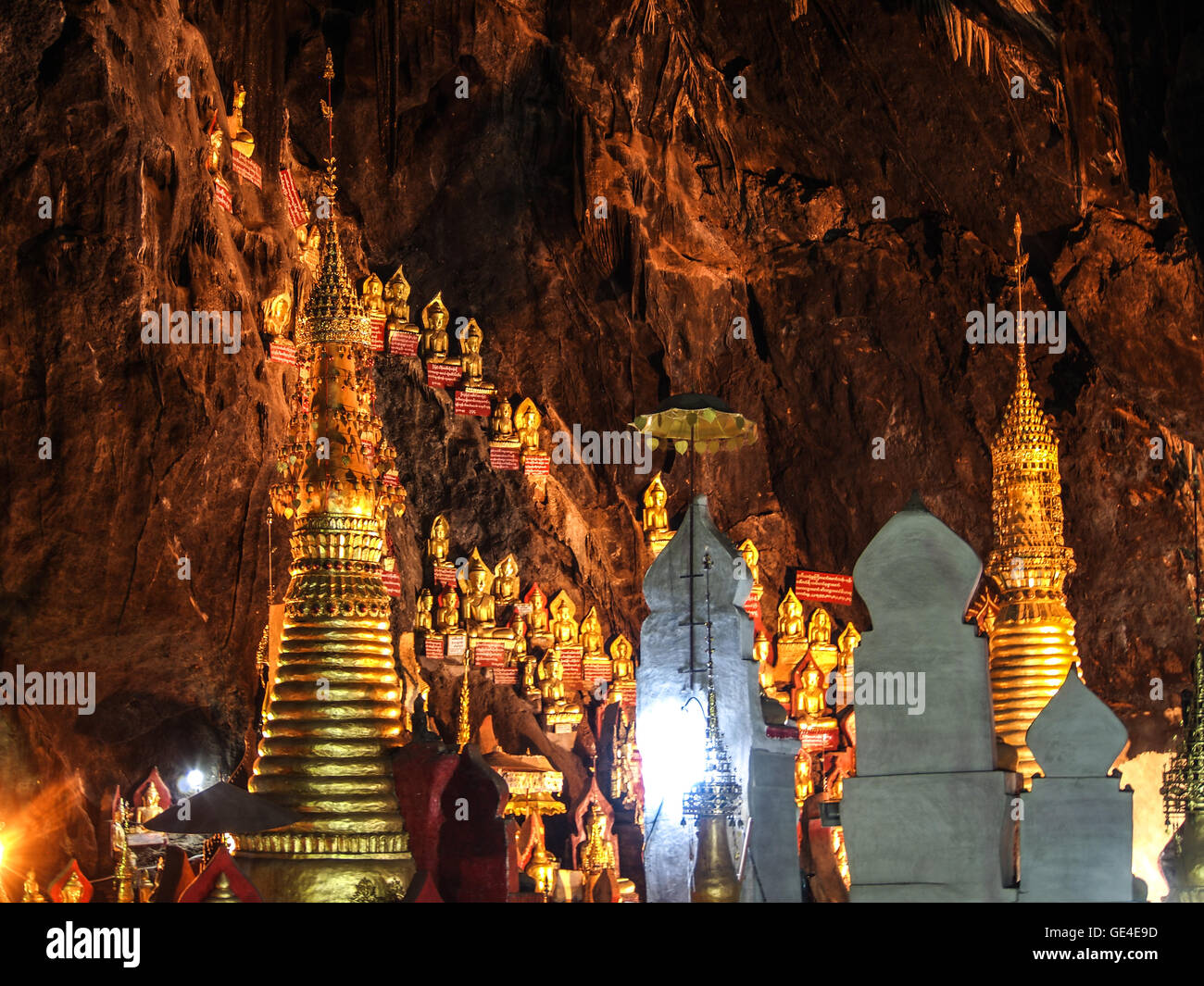 Pindaya Cave, Myanmar Stock Photo - Alamy