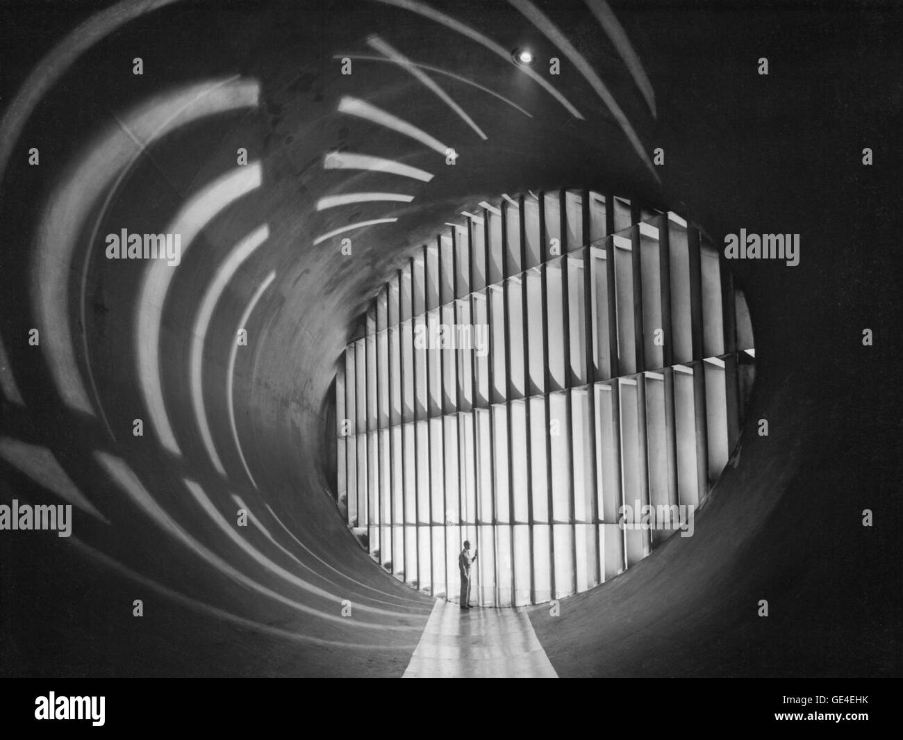 Nasas 19 Foot Pressure Wind Tunnel Is Used For Aerodynamic Testing Of Aircraft And Spacecraft