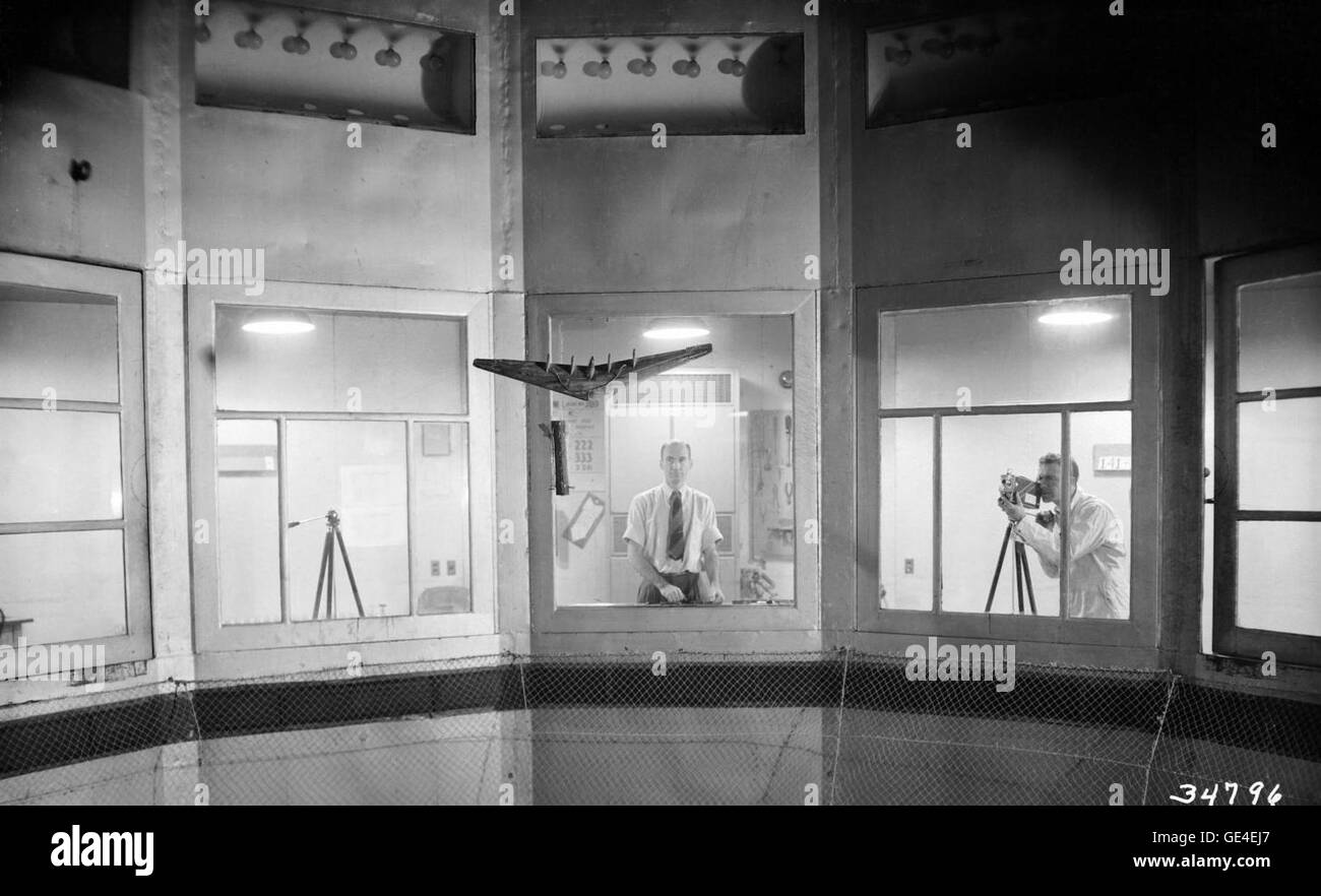 The 20-foot Vertical Spin Tunnel at NASA is used for testing aircraft ...