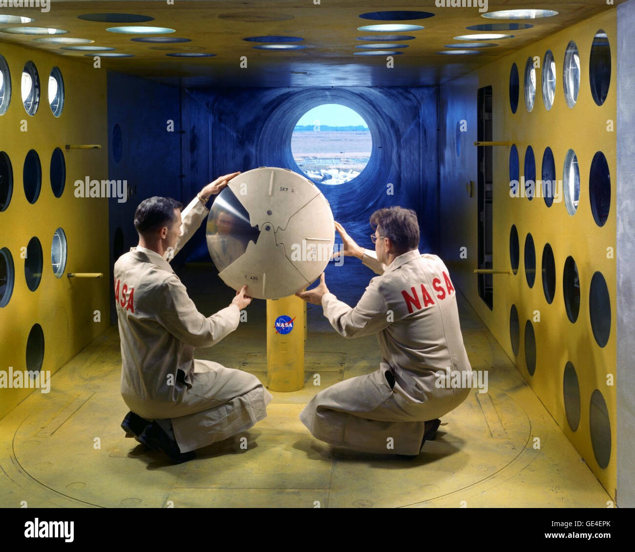 The 9x6-Foot Thermal Structures Tunnel at NASA is used to simulate ...
