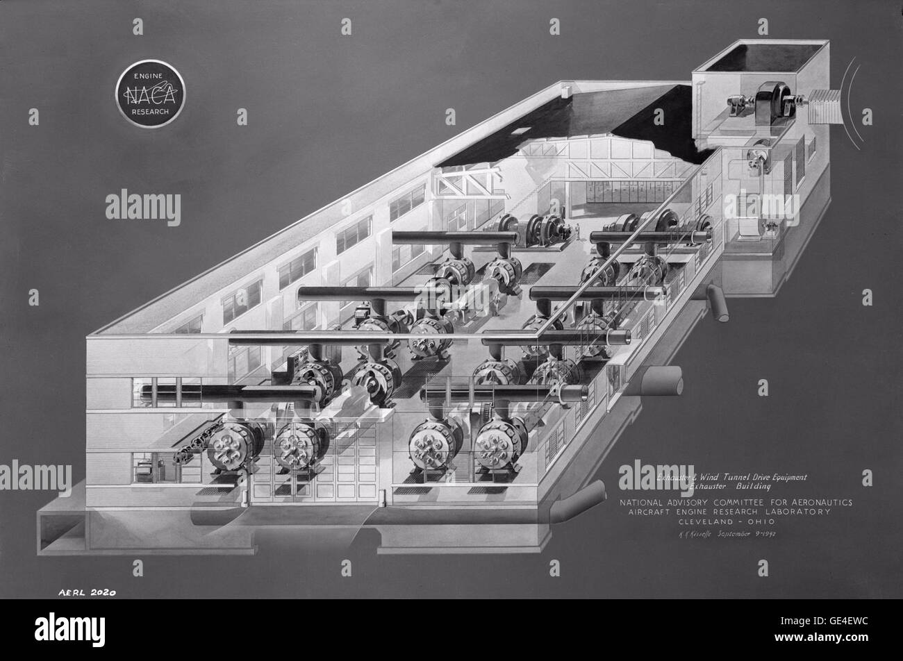 The Altitude Wind Tunnel at NASA is designed to simulate high-altitude ...