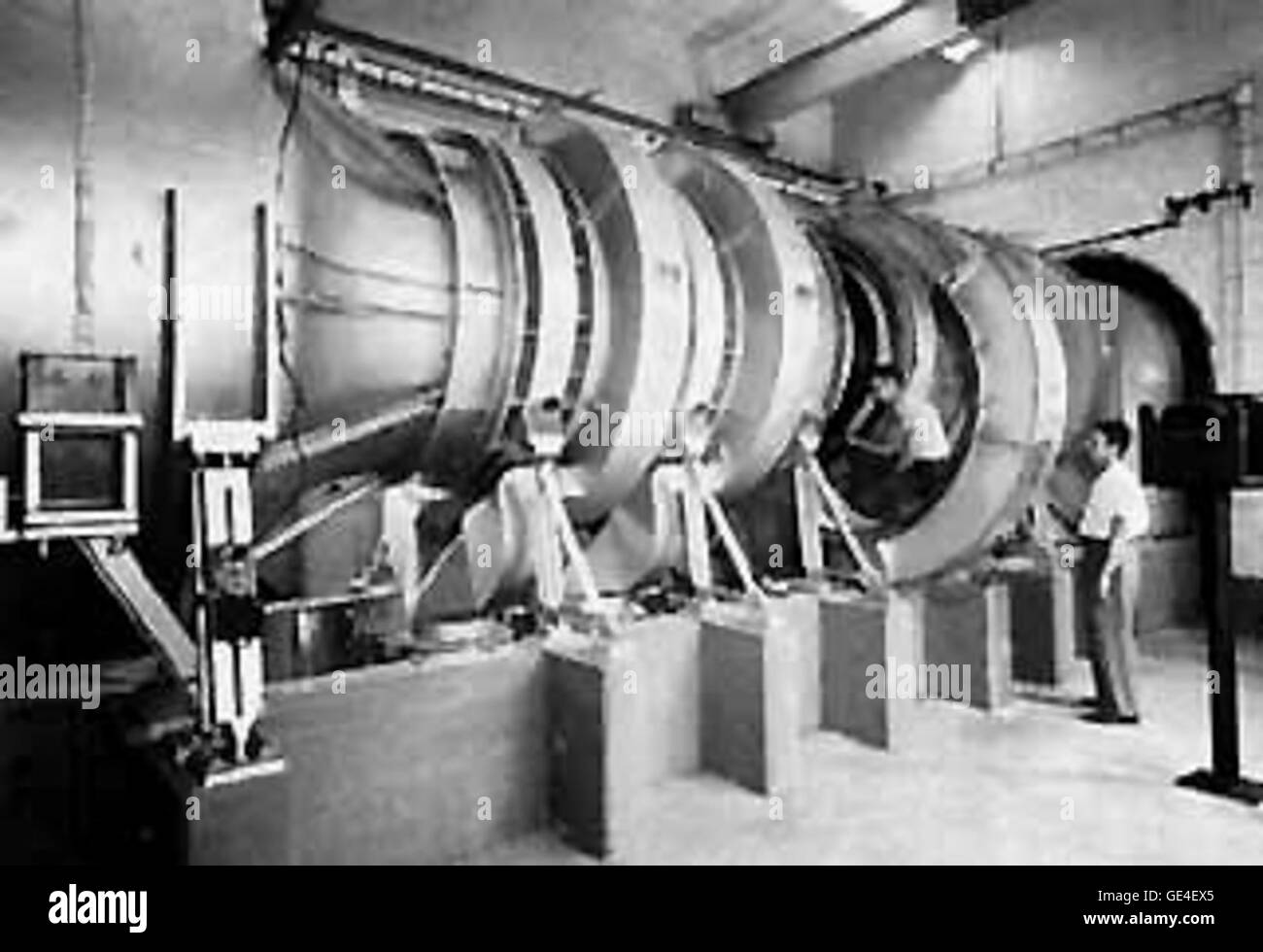 The Annular Transonic Tunnel at NASA is used for testing aerodynamic ...