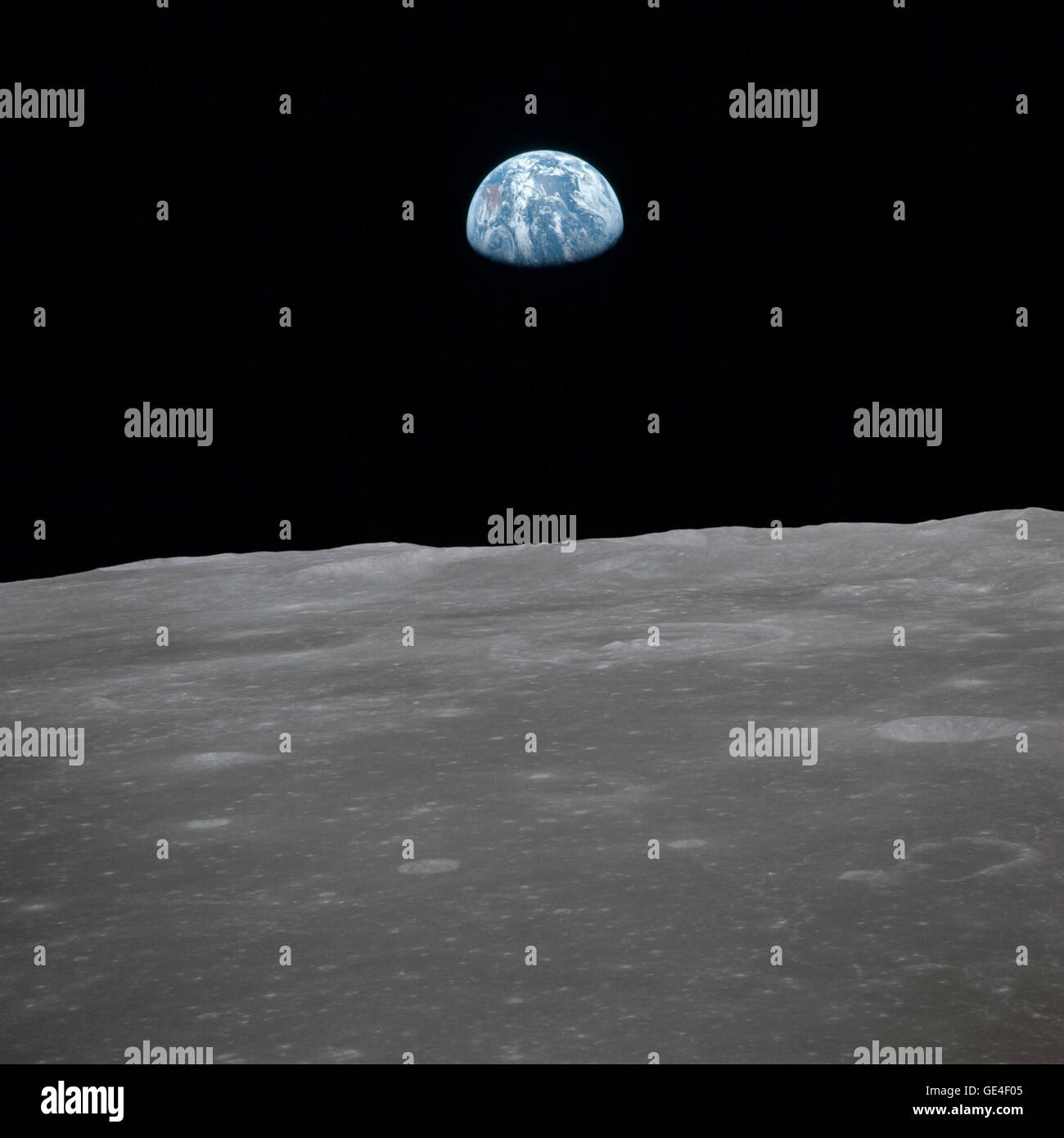 An image from the Apollo 11 mission showing the Moon’s limb. This ...