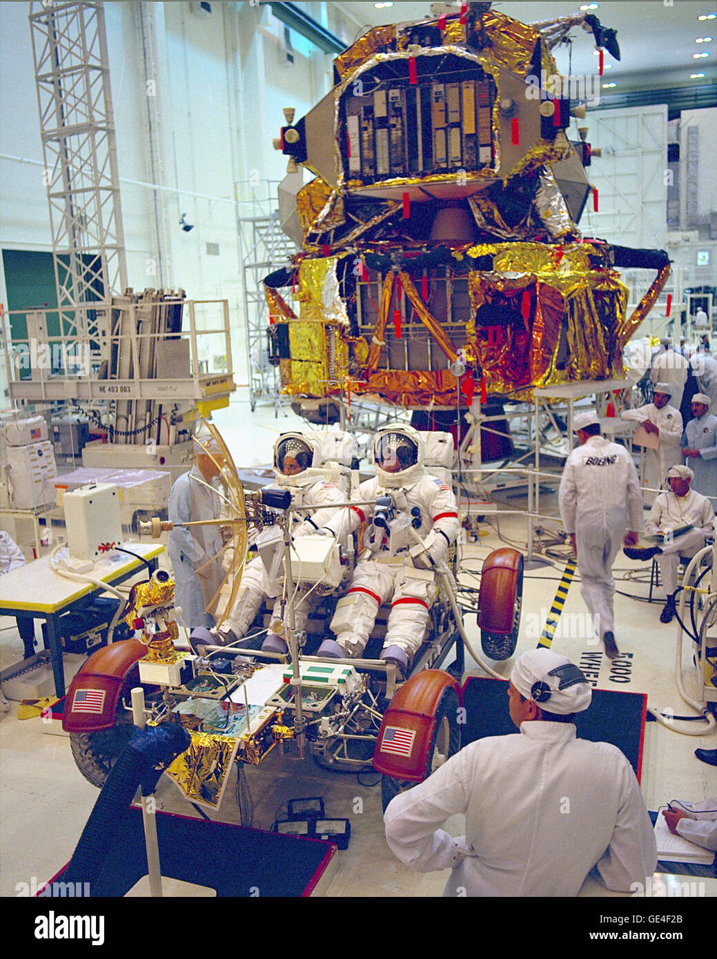 Apollo 17 Commander Eugene A. Cernan and Lunar Module Pilot Harrison H ...