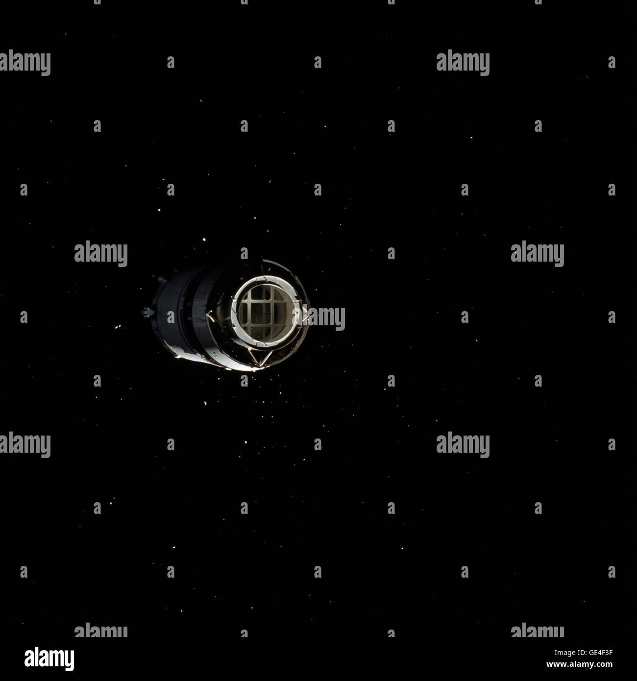 This image shows the third stage of the Saturn V rocket during the ...