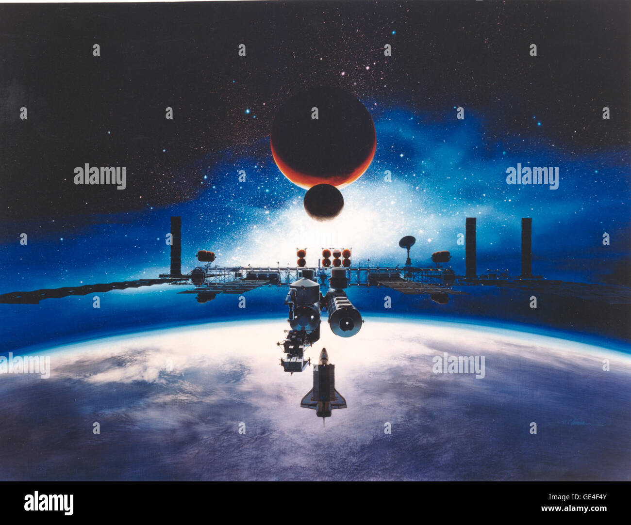 Space station freedom hi-res stock photography and images - Alamy