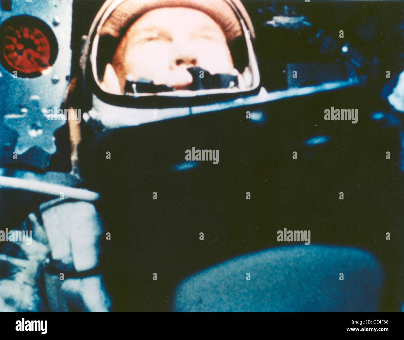 During his first orbit on the Mercury 'Friendship 7' mission in 1962 ...