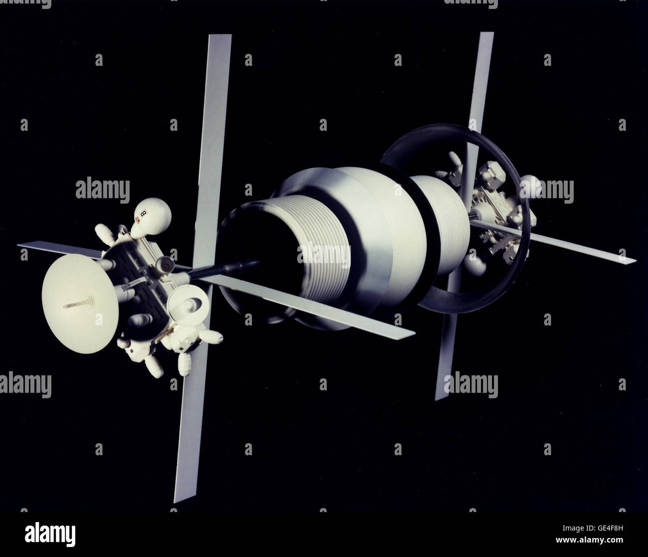 A conceptual model of the Bernal Sphere, a proposed space habitat ...
