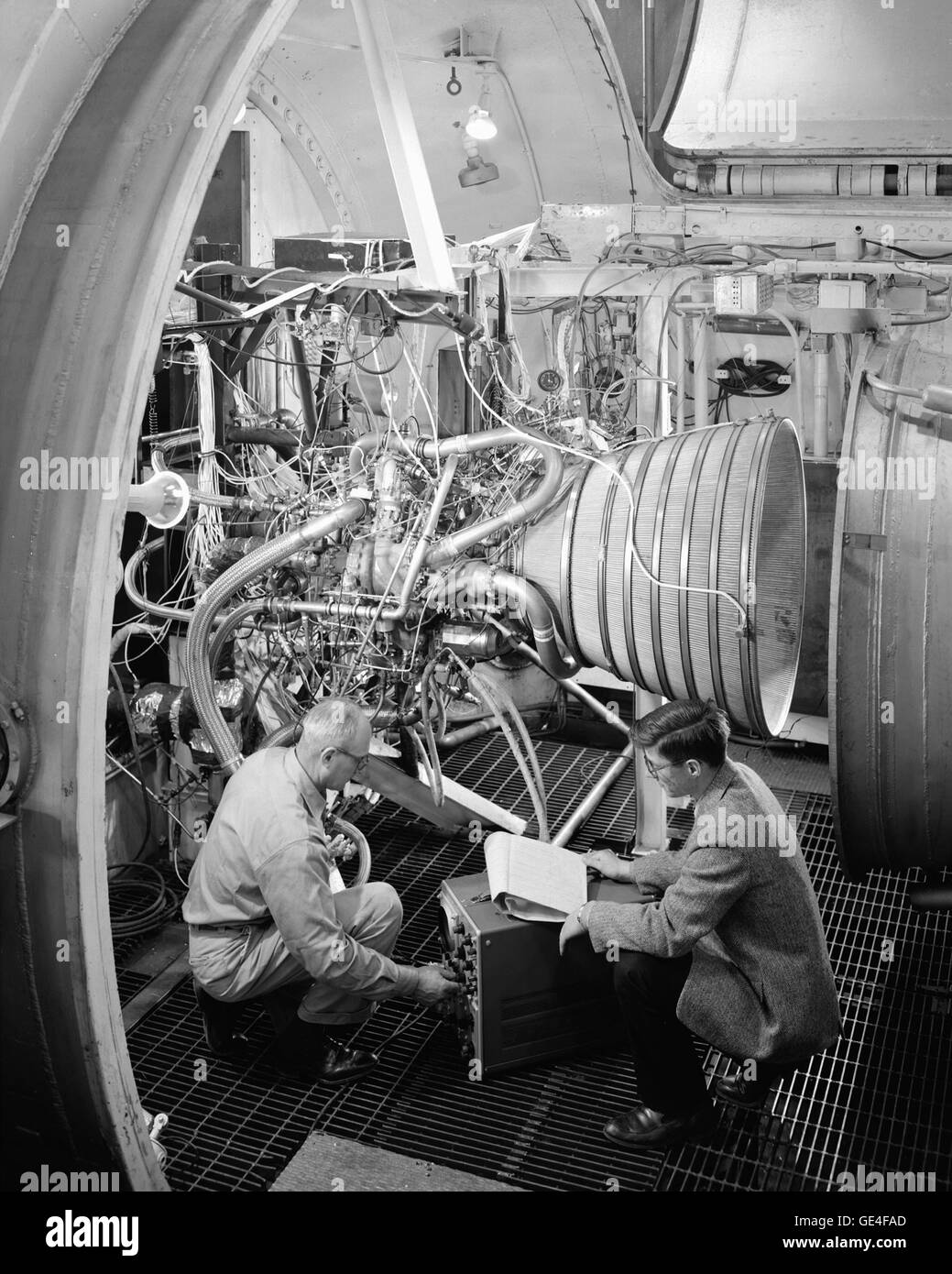 Centaur Rocket Installation in PSL - Propulsion Systems Laboratory #1 ...