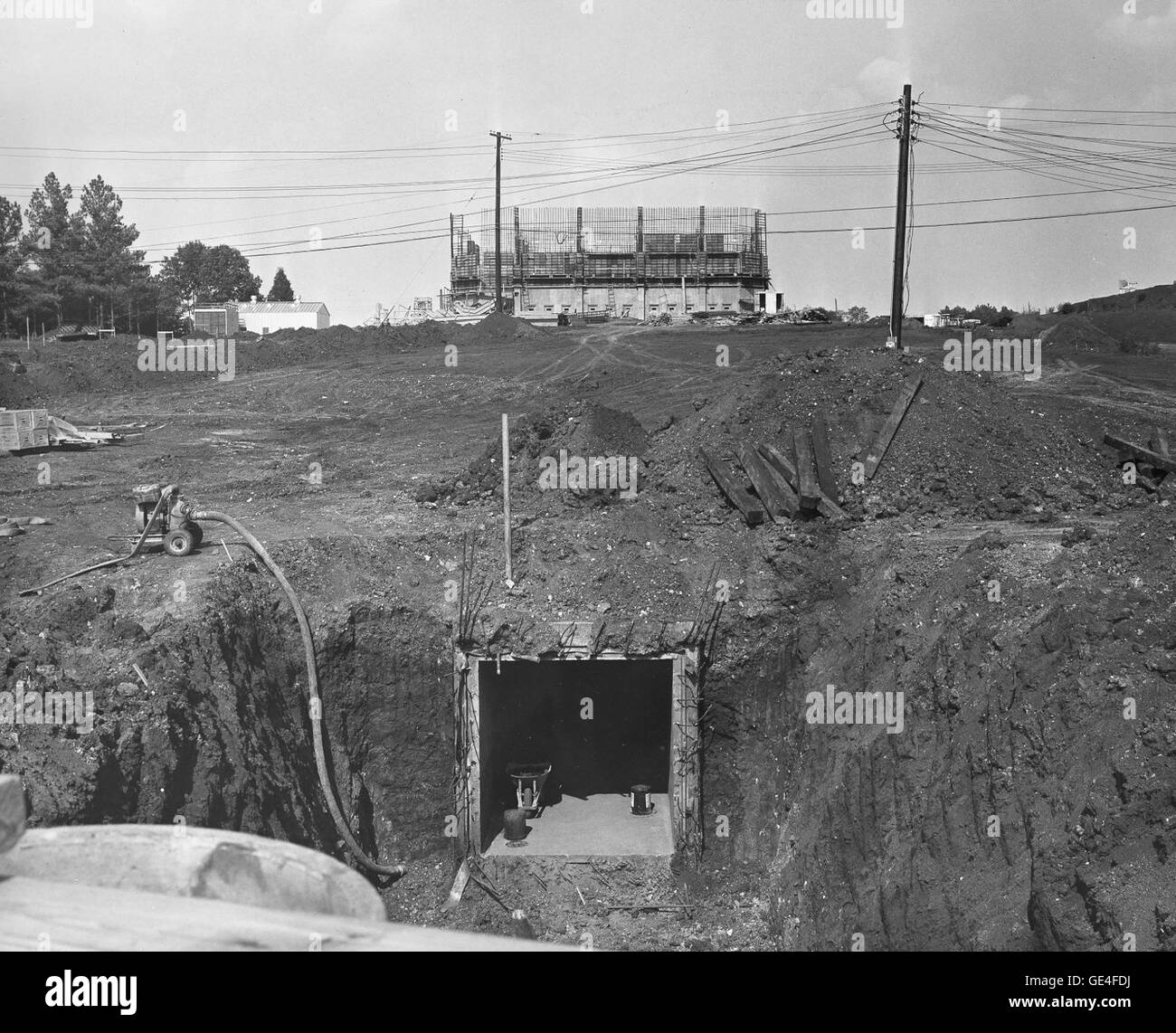The S-IC Test Stand-Block House Access Tunnel, part of NASA's Kennedy ...