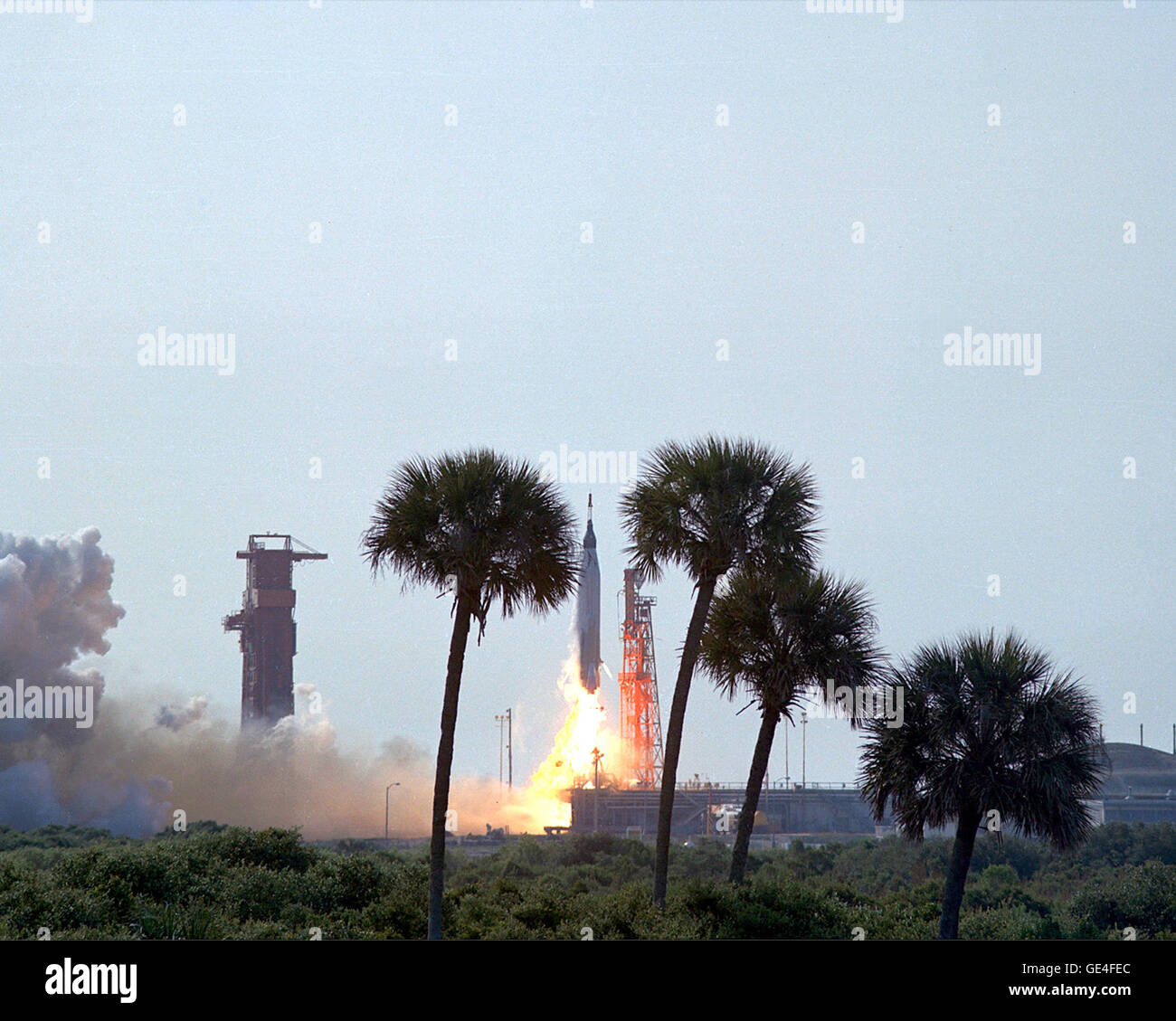 Mercury Spacecraft Fire