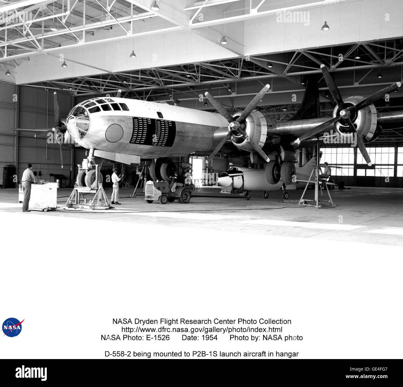 The D-558-2, a jet-powered aircraft designed for high-speed testing, is ...