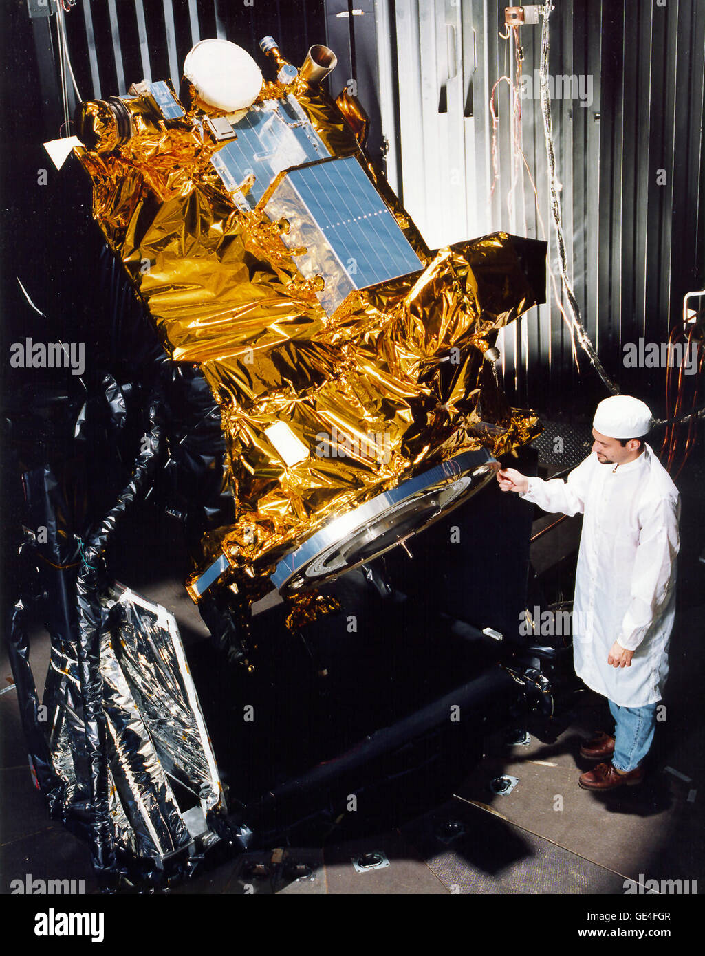 The Deep Space 1 (DS-1) spacecraft, developed by JPL, demonstrates ...