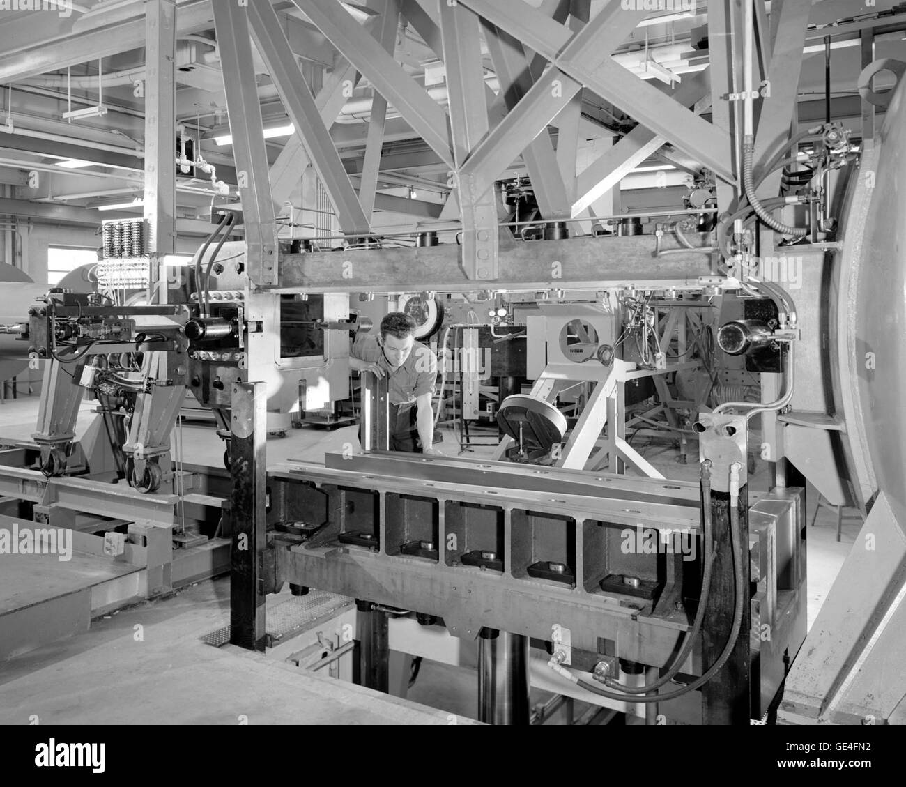The Engine Research Building at NASA houses wind tunnels used for ...
