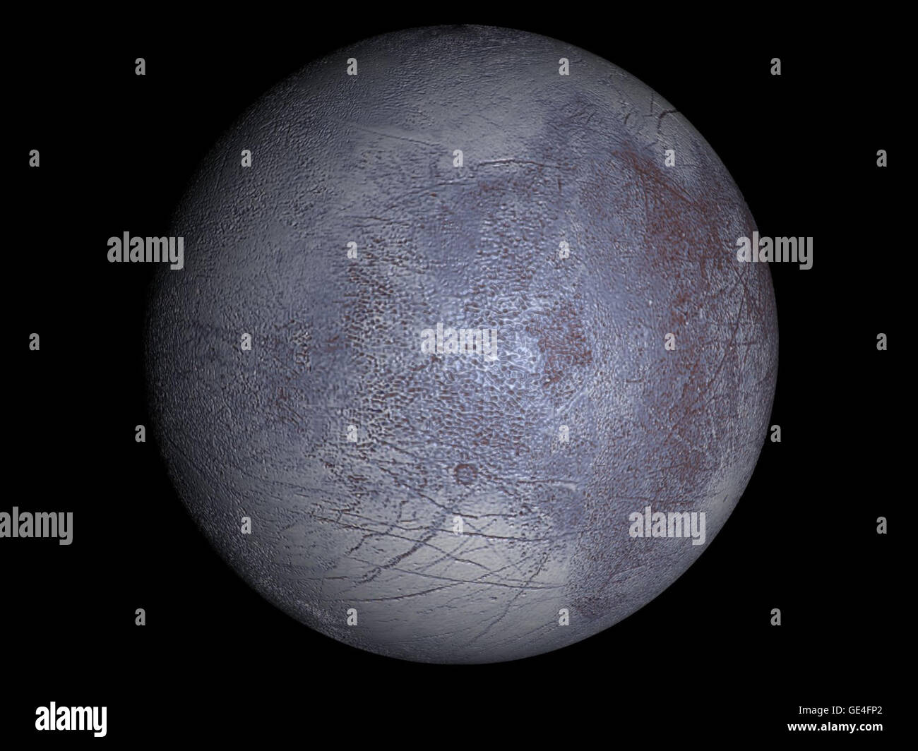 This image illustrates Europa's synthetic subsurface heat transport, a ...