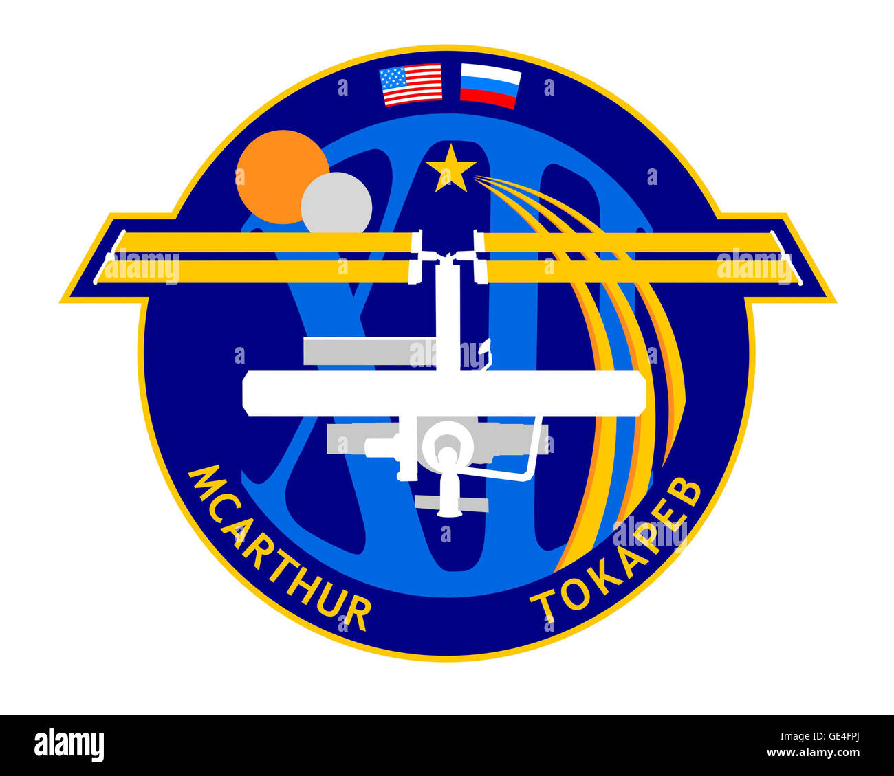 This image shows the crew of Expedition 12 aboard the International ...